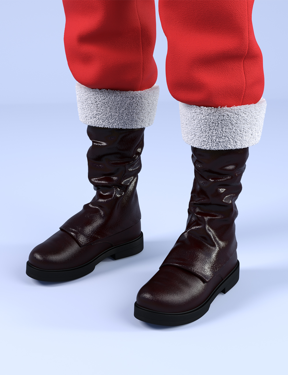 dForce HnC24 Santa Costume Outfits for Genesis 9 | Daz 3D