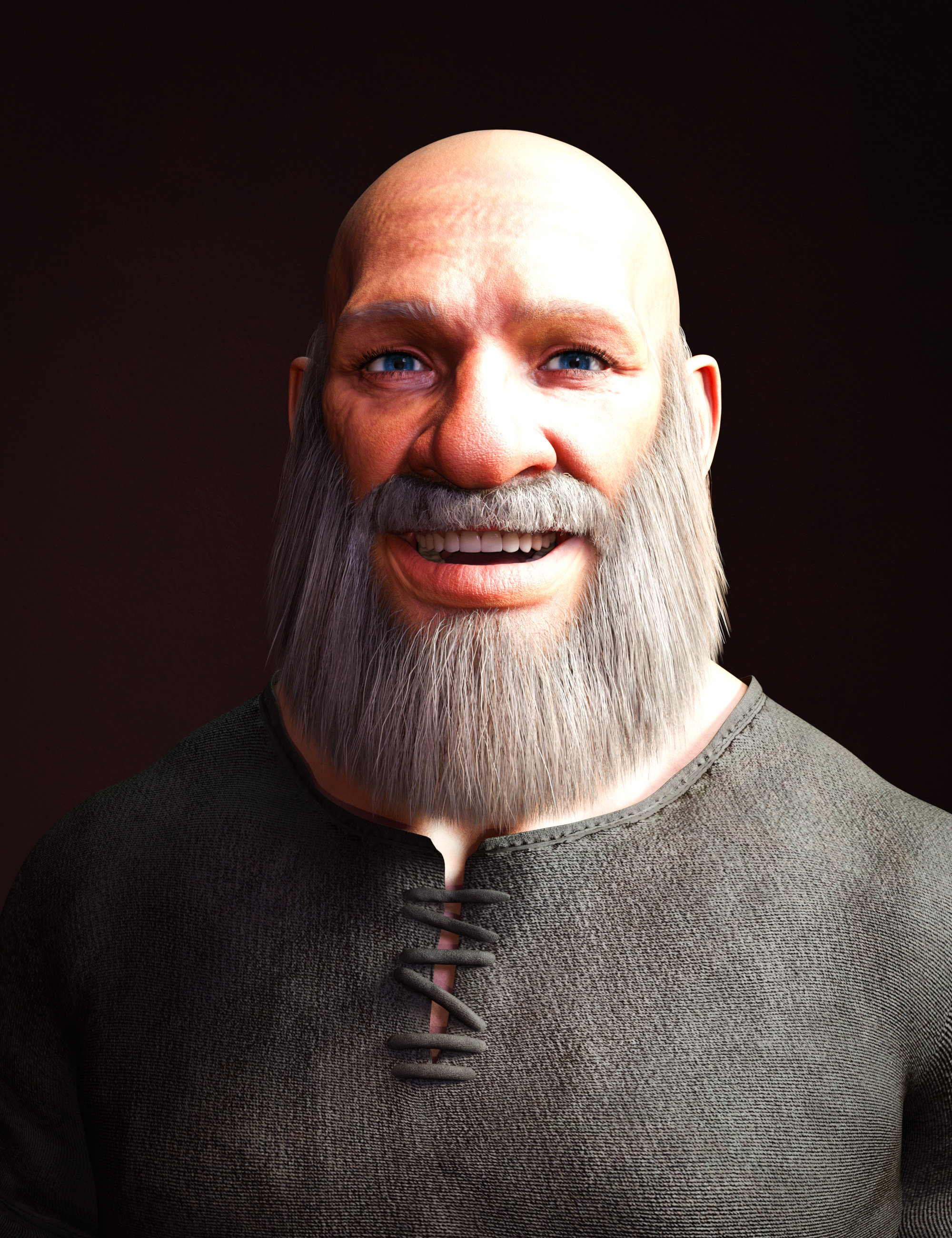 M3D Dargan Character and Beard for Genesis 9 | Daz 3D