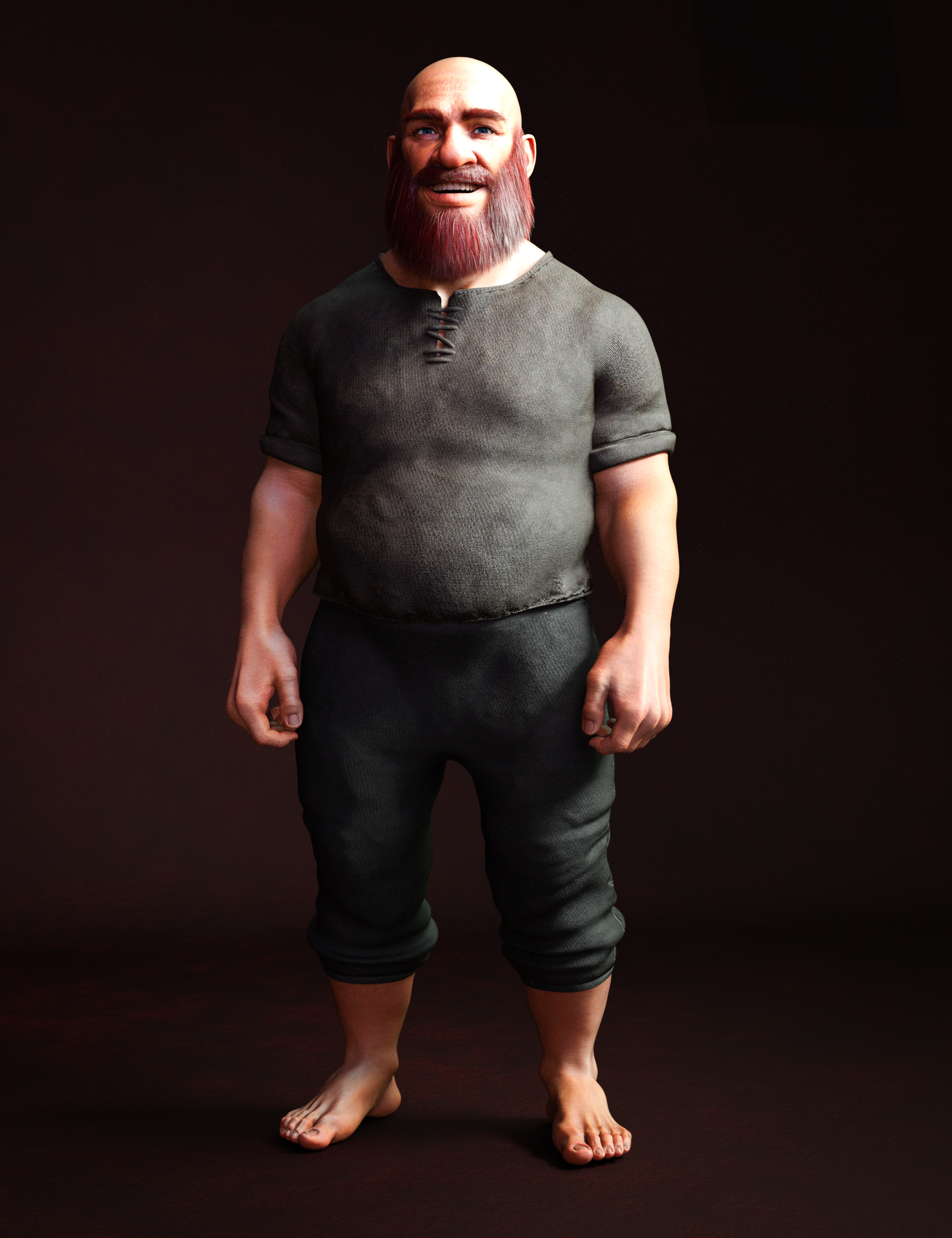 M3D Dargan Character and Beard for Genesis 9 | Daz 3D