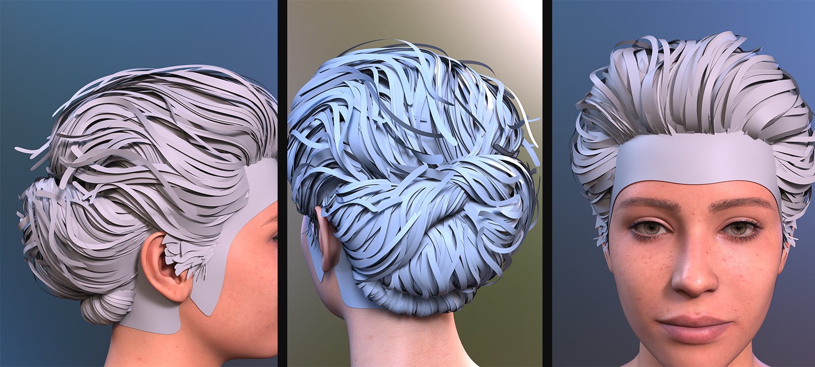 FN Pixie Hair for Genesis 9 | Daz 3D