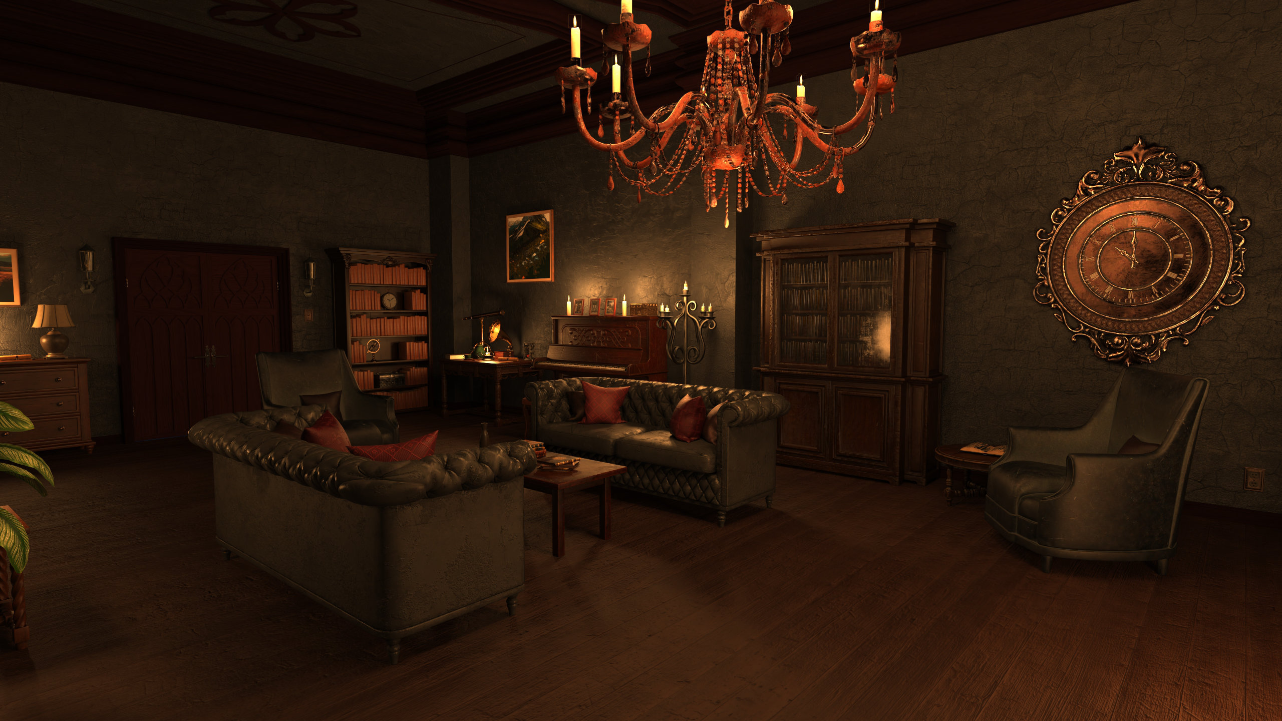 FG Gothic Mansion Bundle | Daz 3D