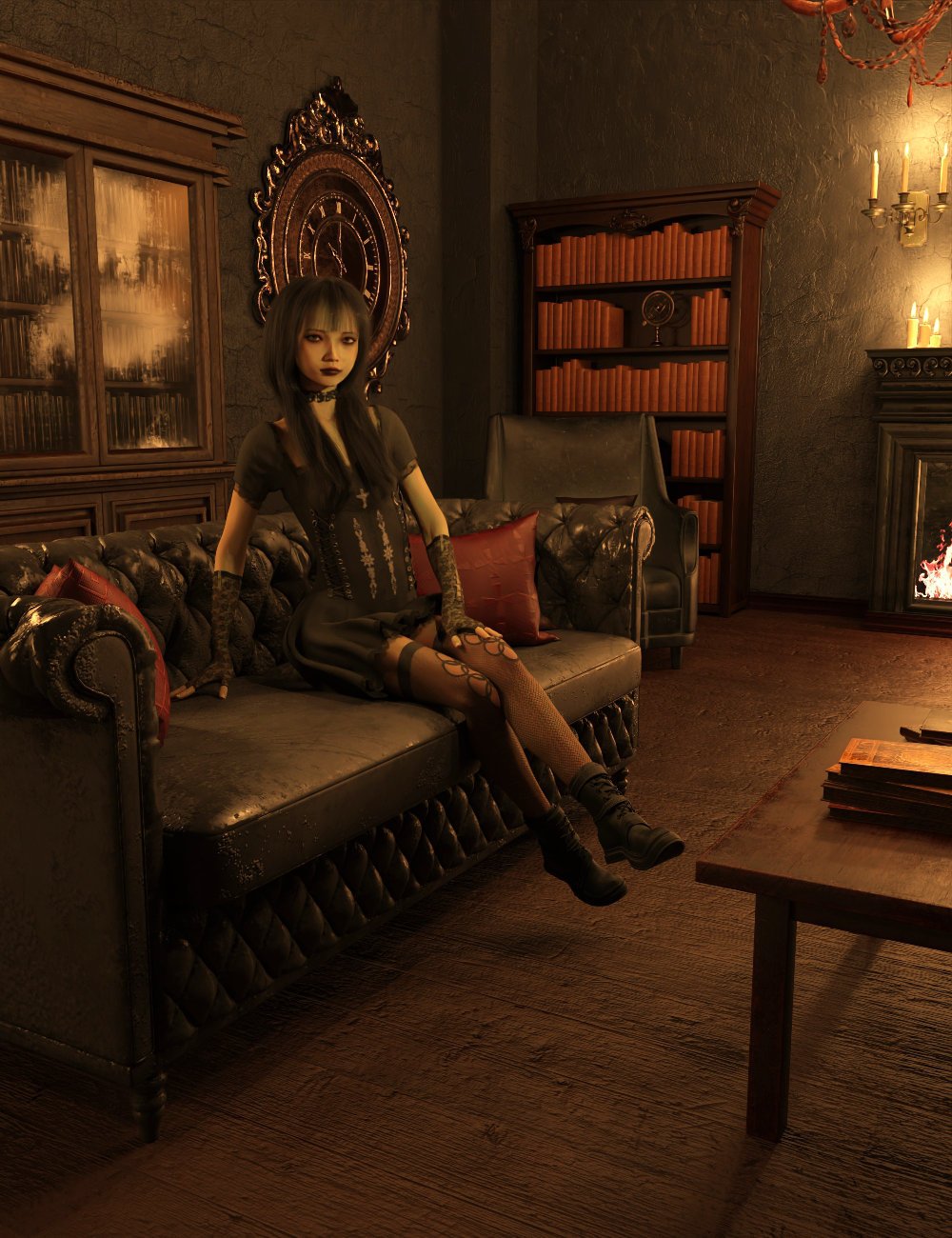 FG Gothic Mansion Bundle | Daz 3D