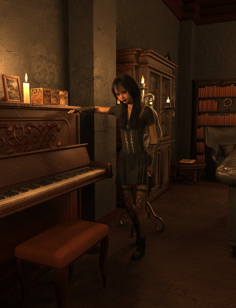 FG Gothic Mansion Bundle | Daz 3D