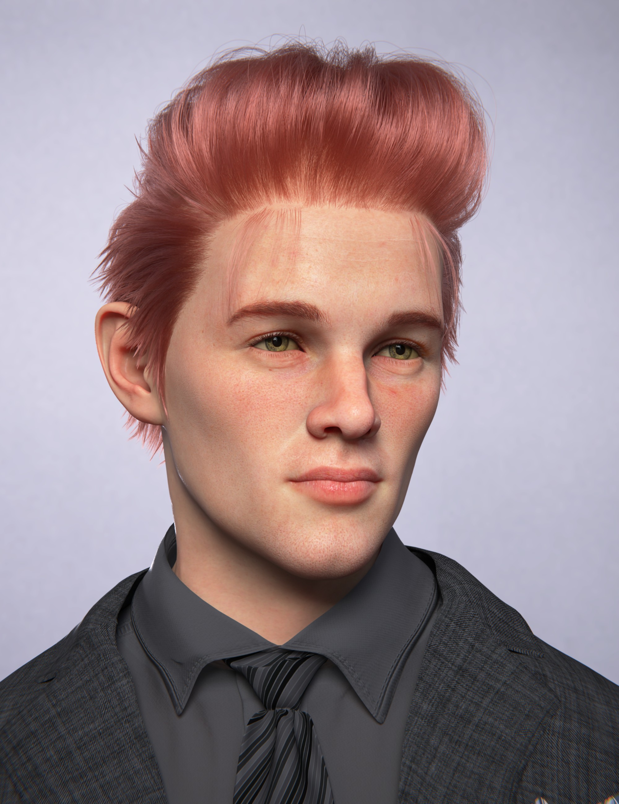AK Dauntless Hair for Genesis 9, 8, and 8.1 Male | Daz 3D