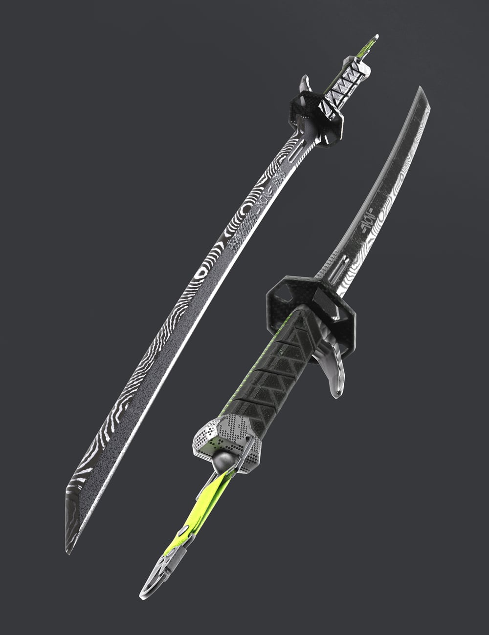 AJC Nexus Blade Outfit For Genesis 9 Feminine | Daz 3D