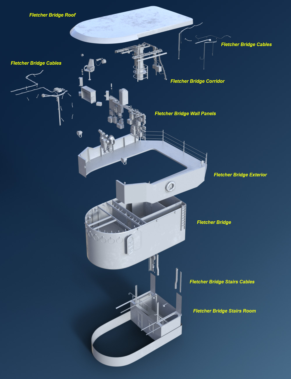 Fletcher Bridge | Daz 3D