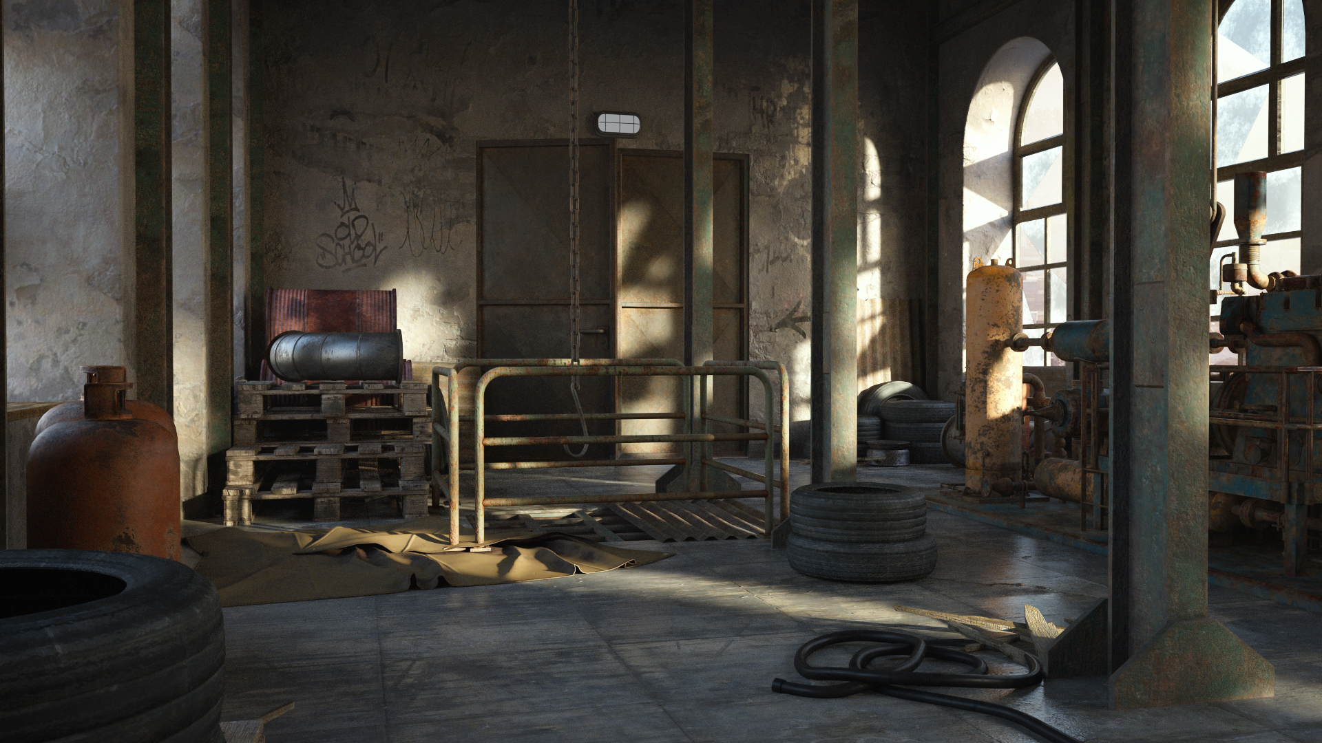 Old Factory | Daz 3D