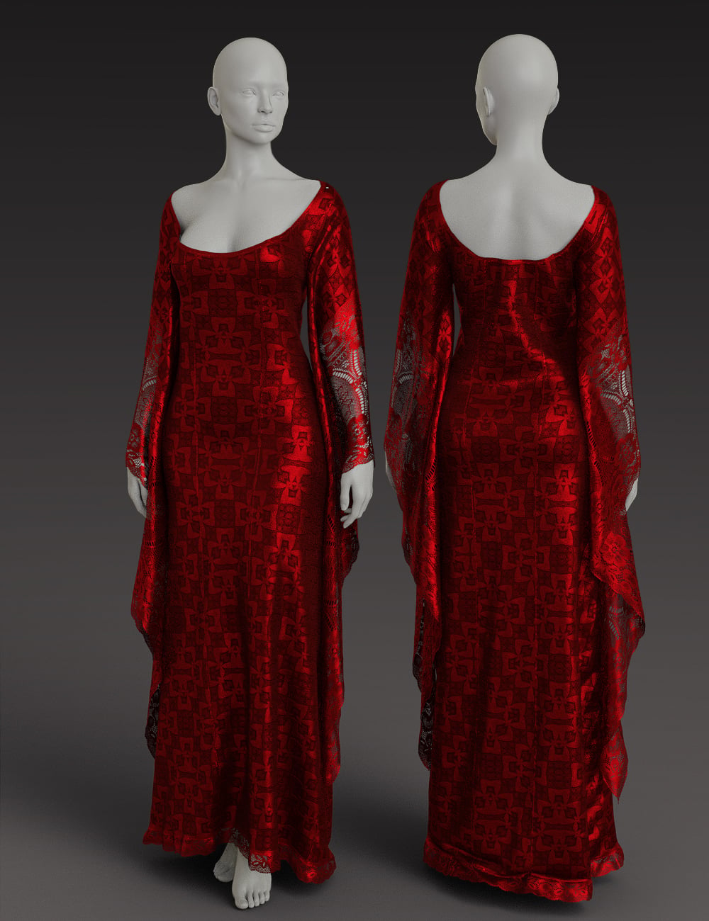 VERSUS - dForce Gothic Queen for Genesis 9 and 8 Female Texture Add-On ...