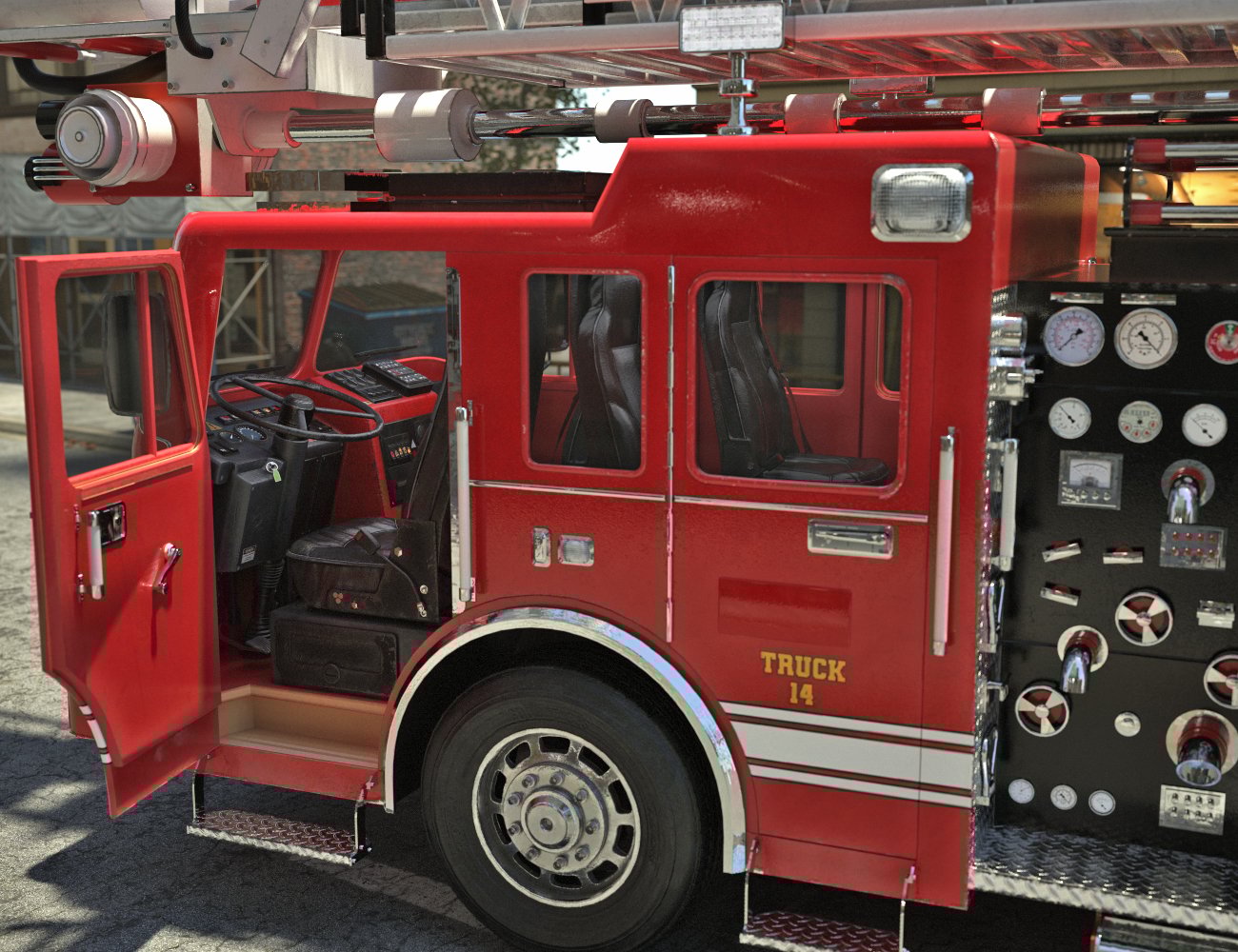 XI Fire Engine | Daz 3D