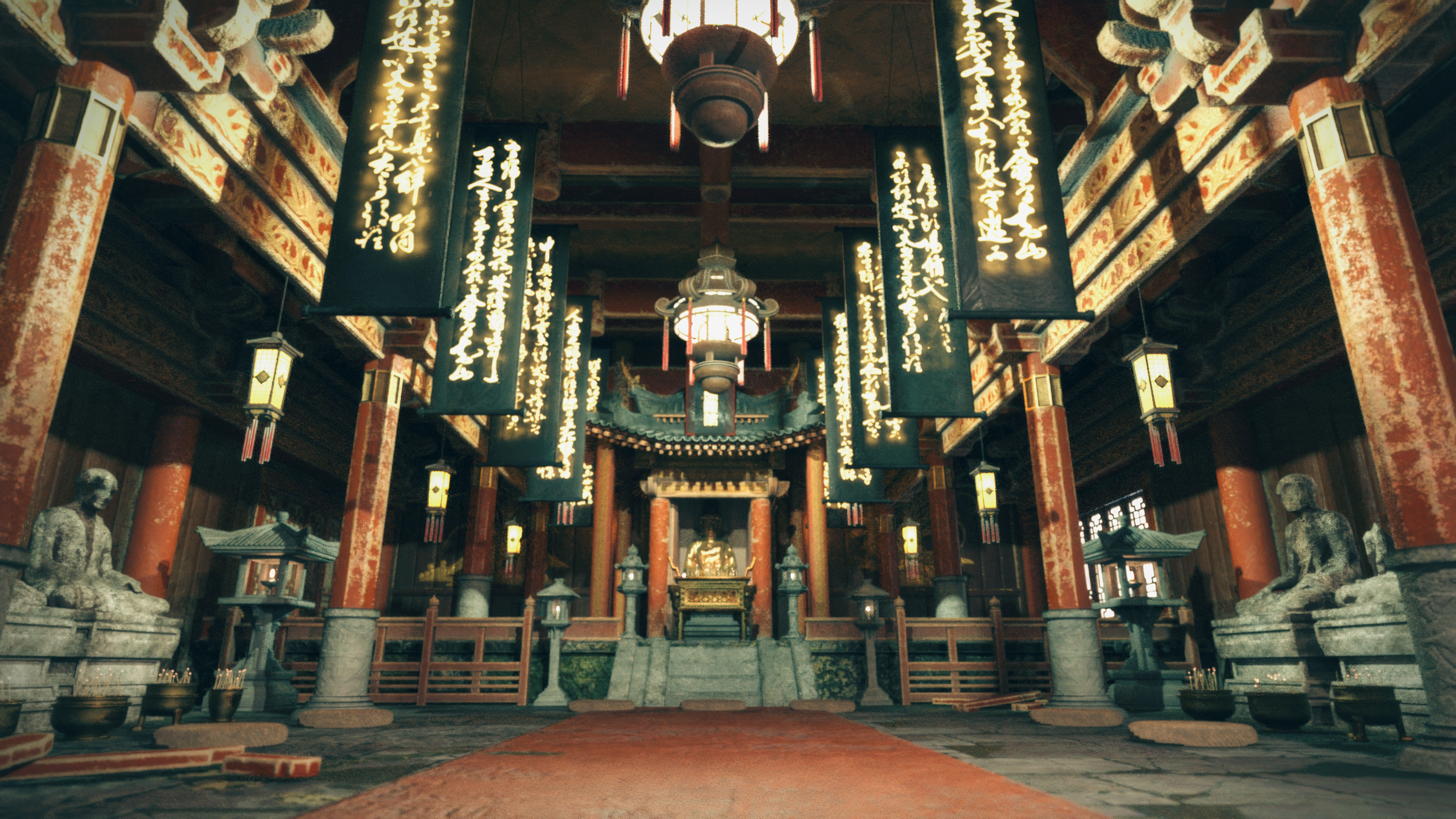 Chinese Temple Interior | Daz 3D