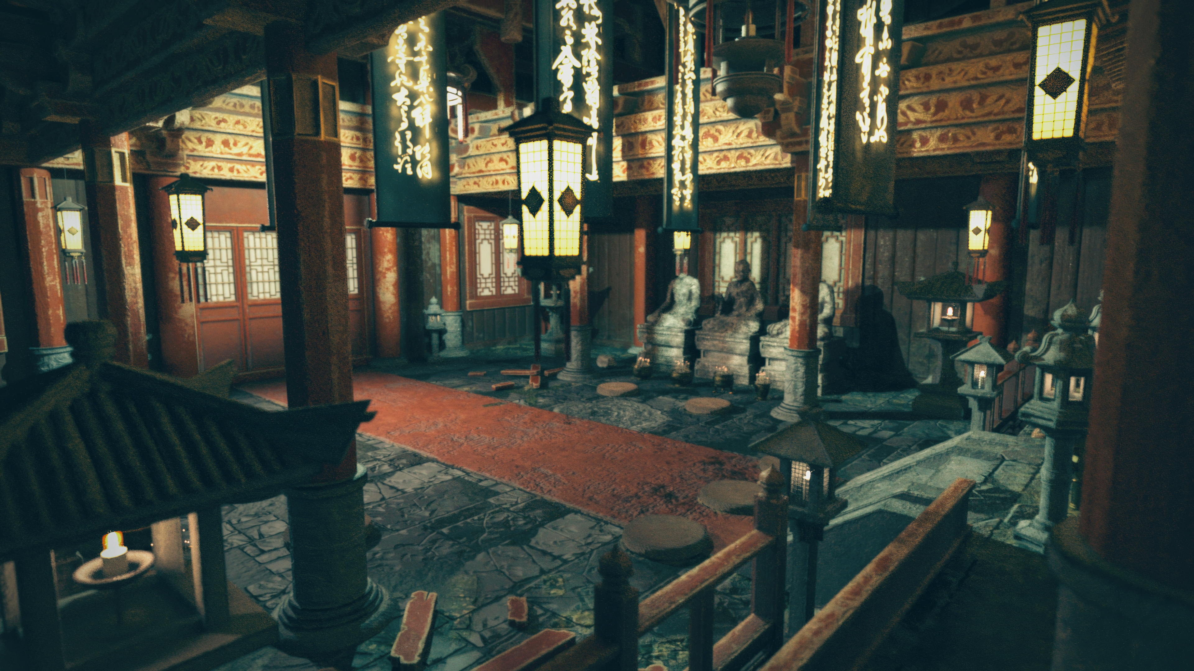 Chinese Temple Interior | Daz 3D