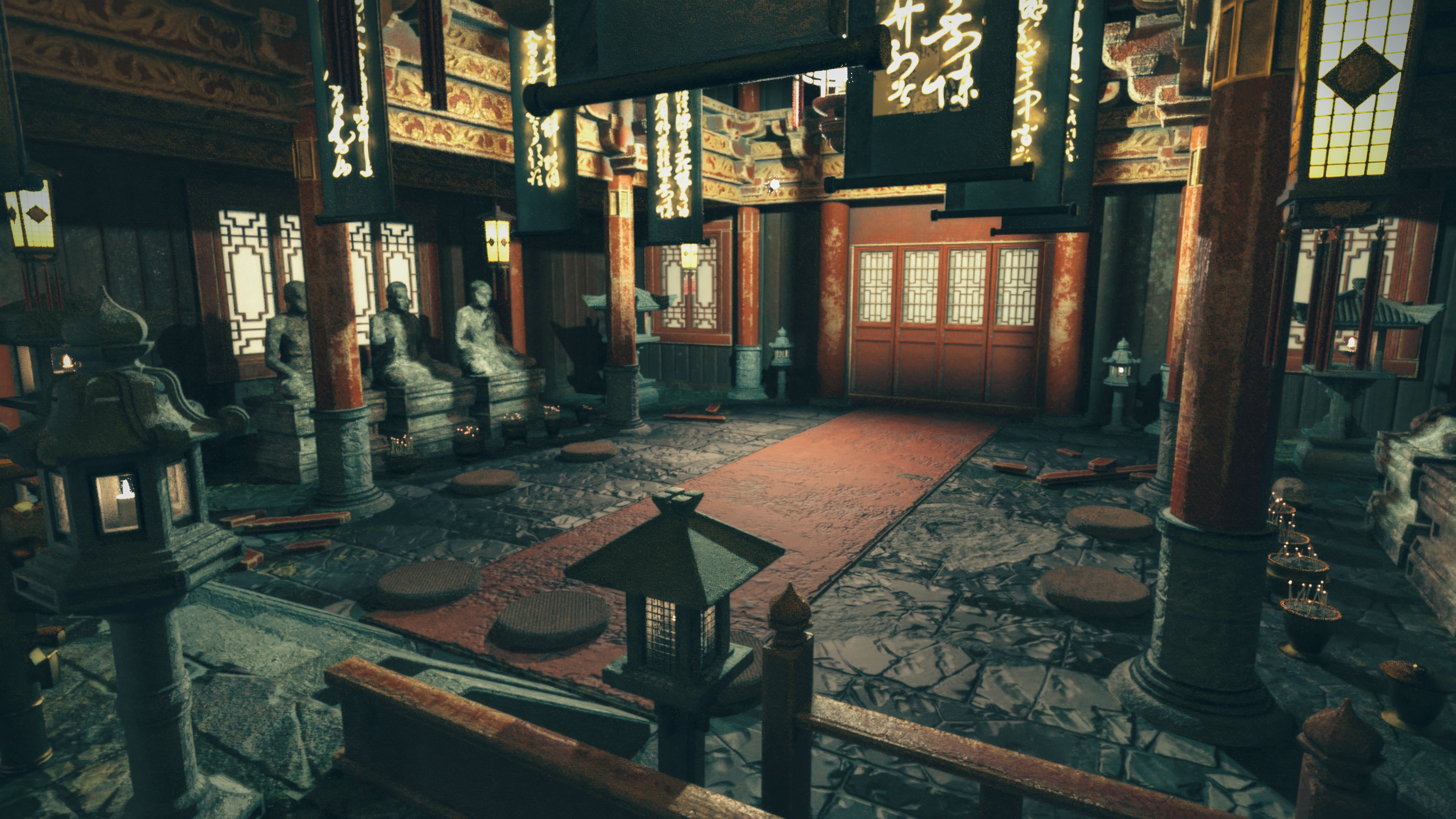 Chinese Temple Interior | Daz 3D