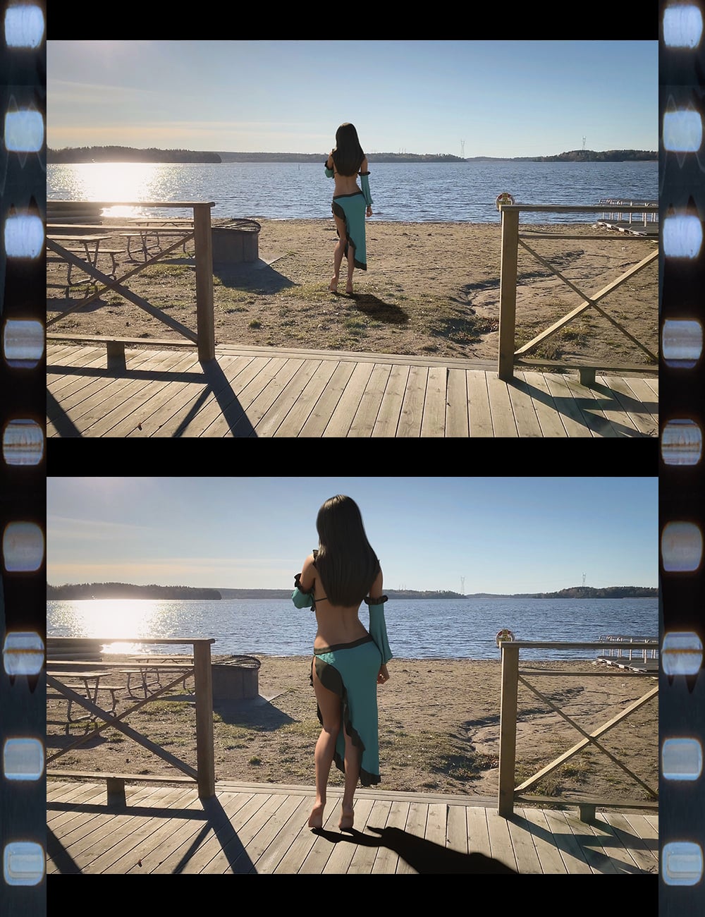 Video Backgrounds - Beach 01 and 02 | Daz 3D