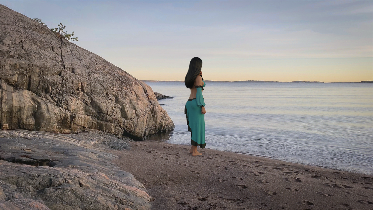 Video Backgrounds - Rocky Beach 01 and 02 | Daz 3D