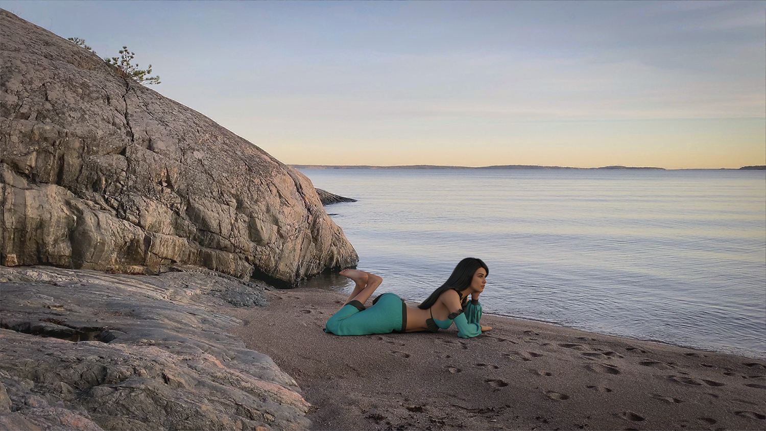 Video Backgrounds - Rocky Beach 01 and 02 | Daz 3D