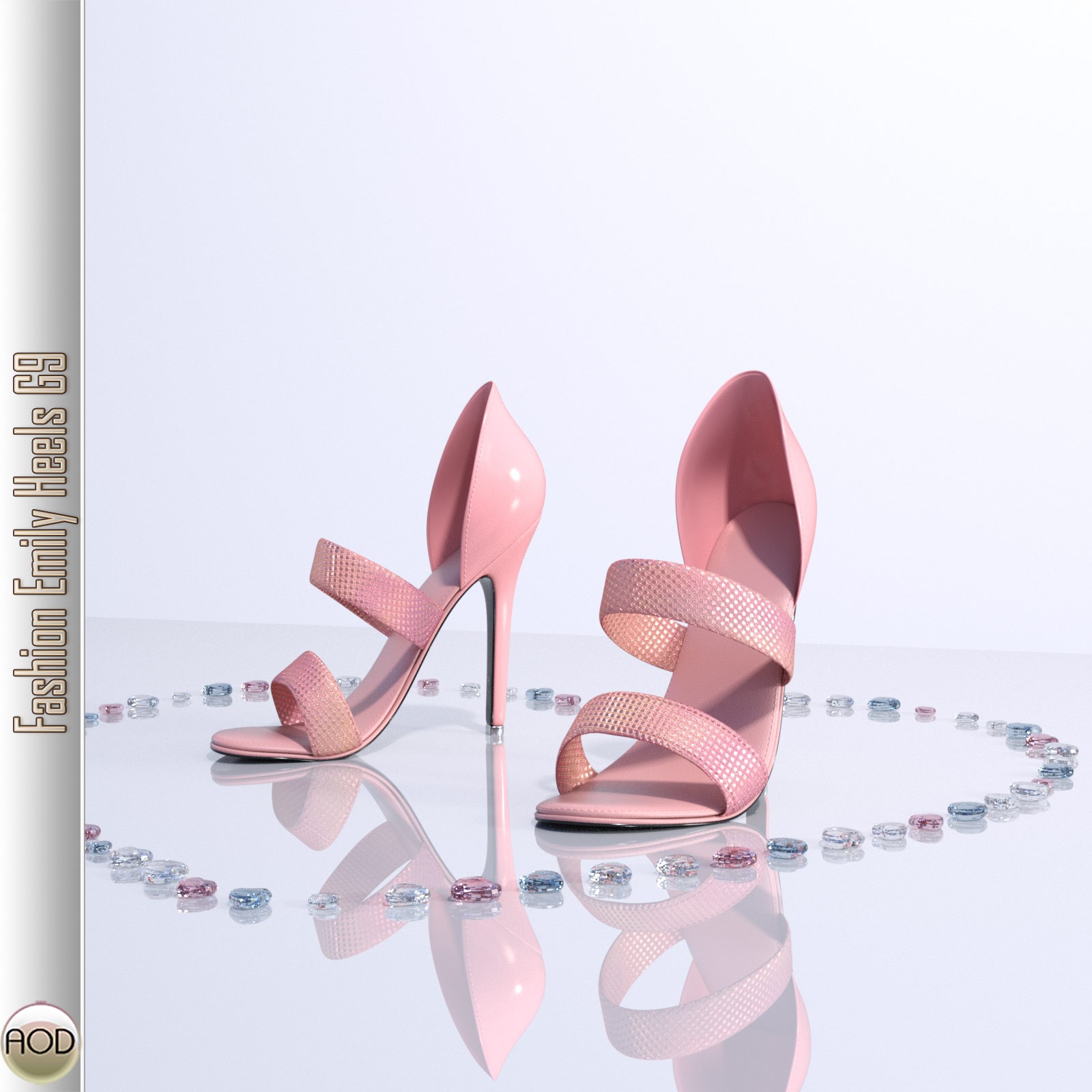 Fashion Emily Heels G9 Add-On | Daz 3D