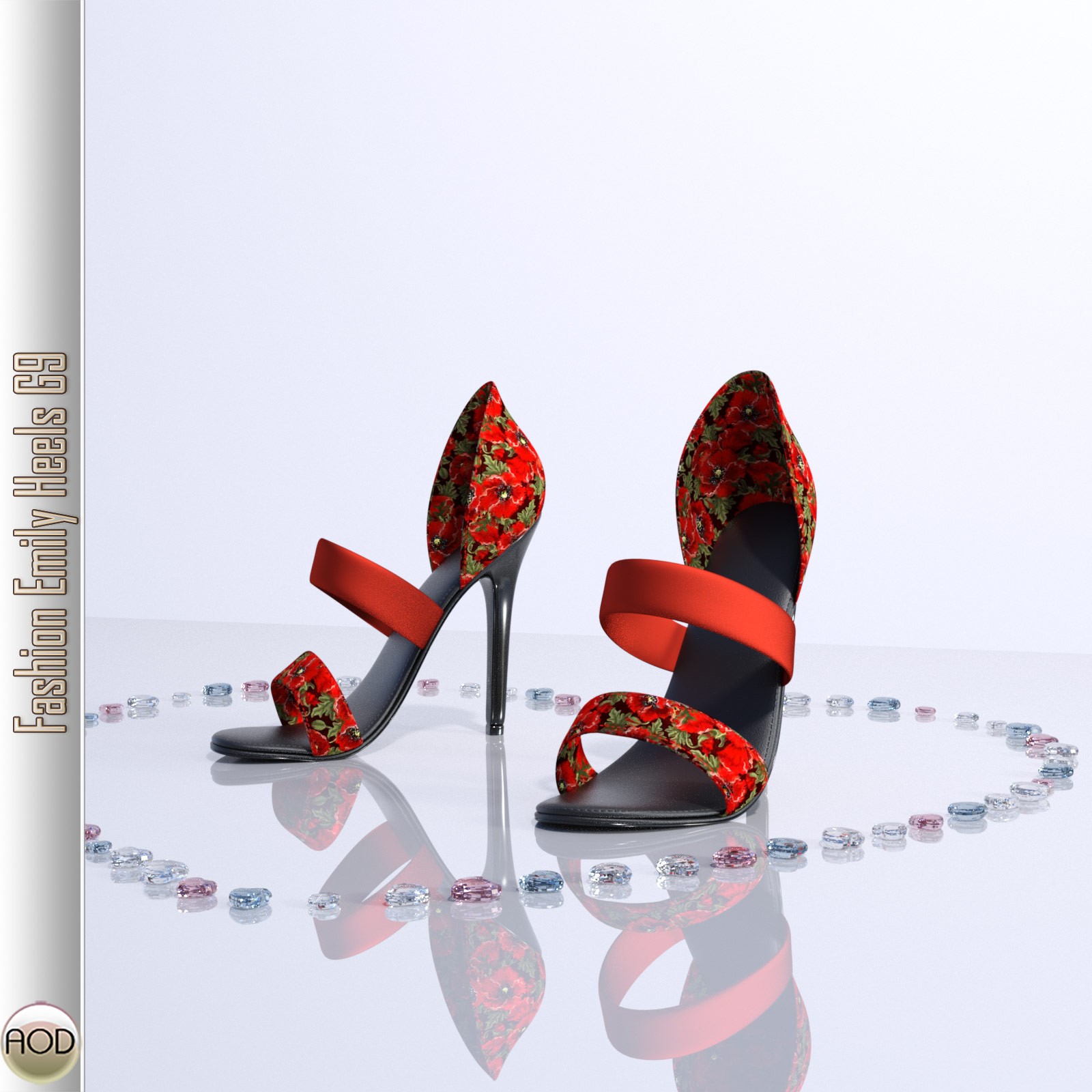 Fashion Emily Heels G9 Add-On | Daz 3D