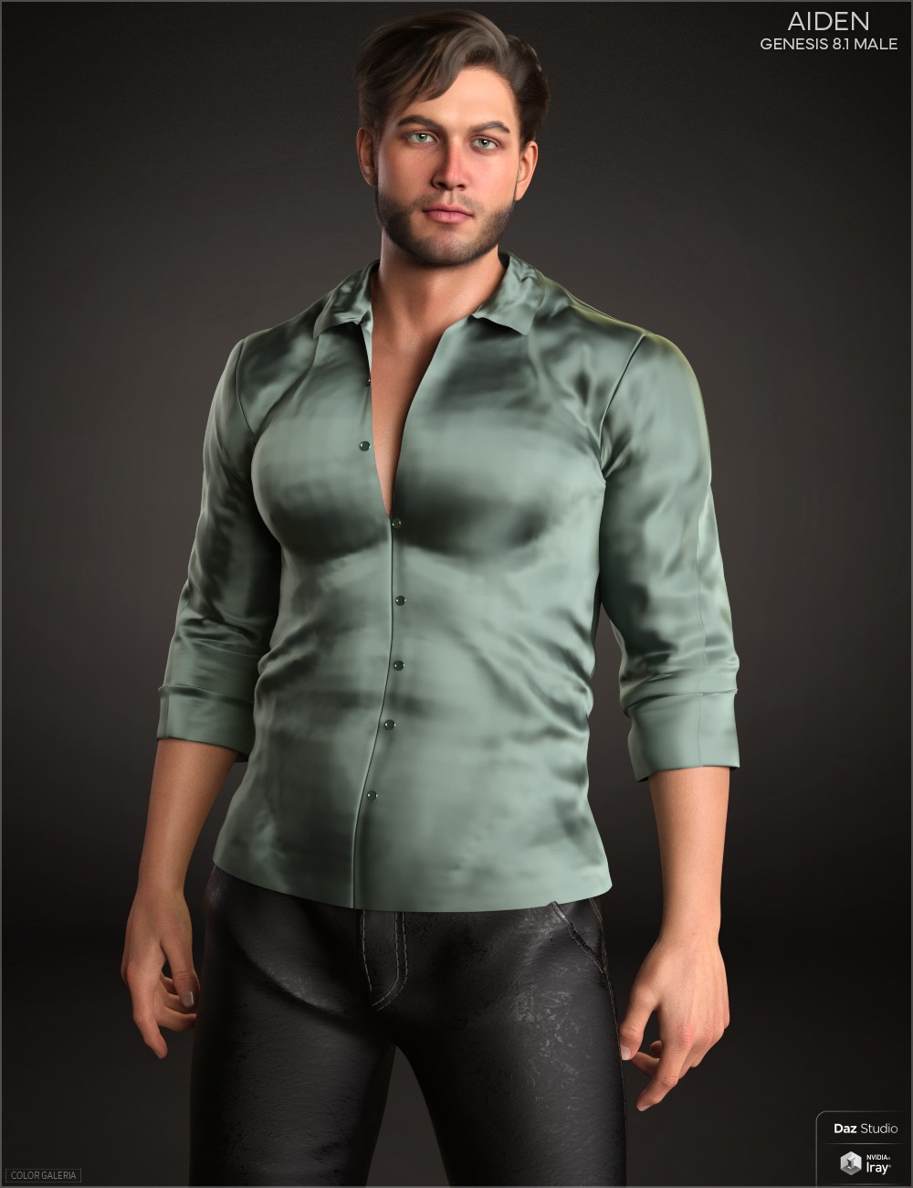 CGI Aiden for Genesis 8.1 Male | Daz 3D