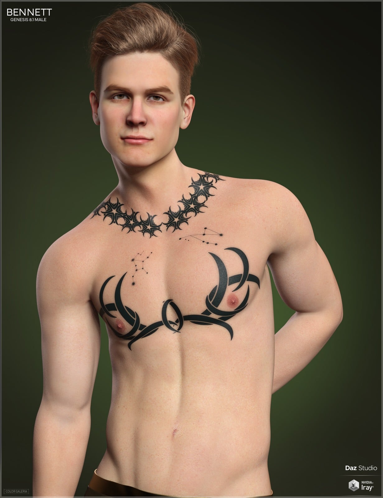 CGI Bennett for Genesis 8.1 Male | Daz 3D