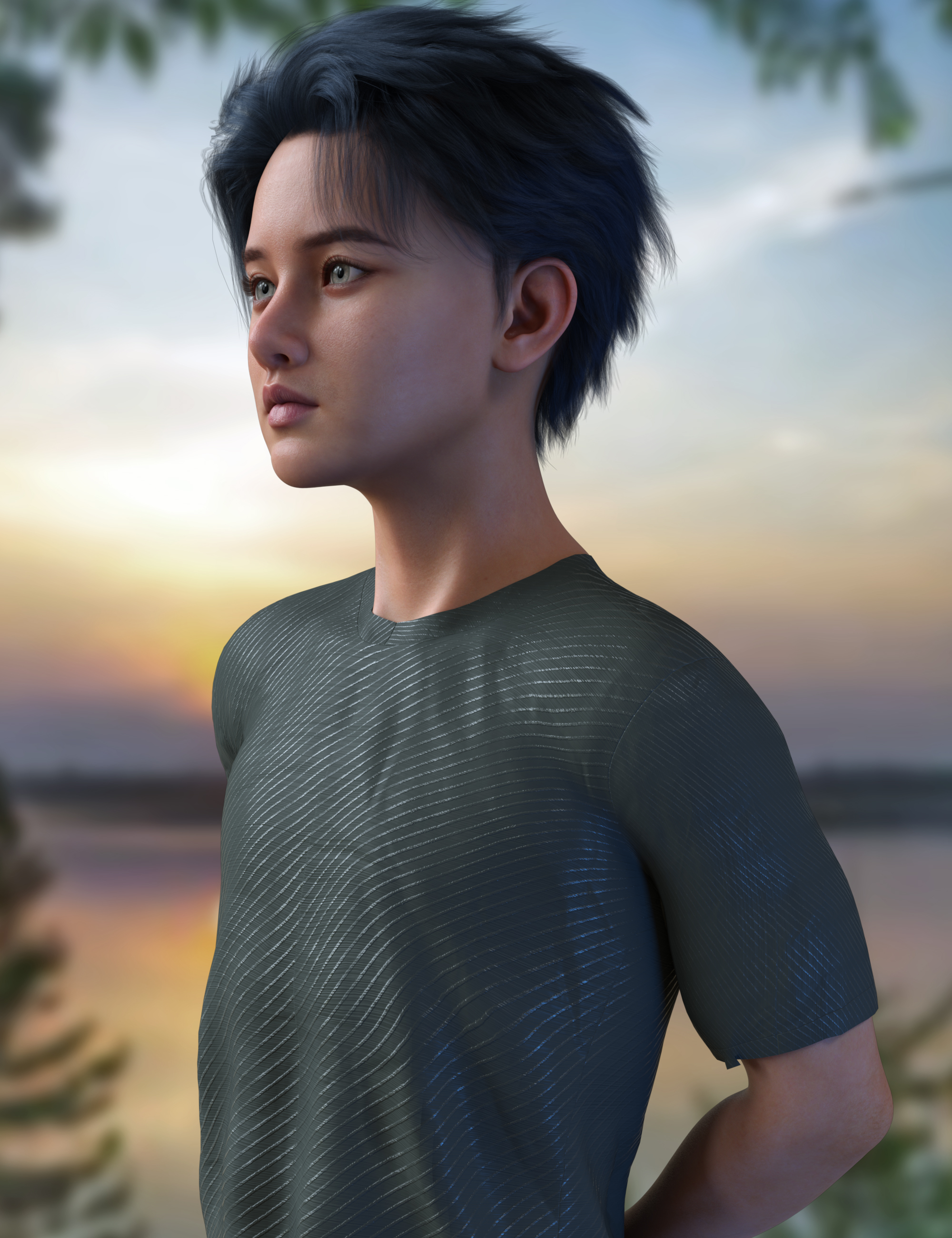 Vo Haru Male Young HD for Genesis 9 | Daz 3D