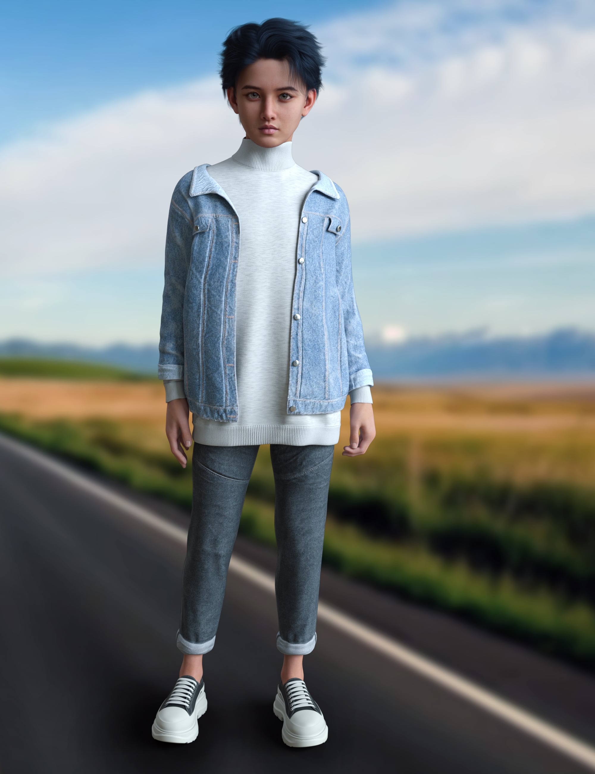 Vo Haru Male Young HD for Genesis 9 | Daz 3D