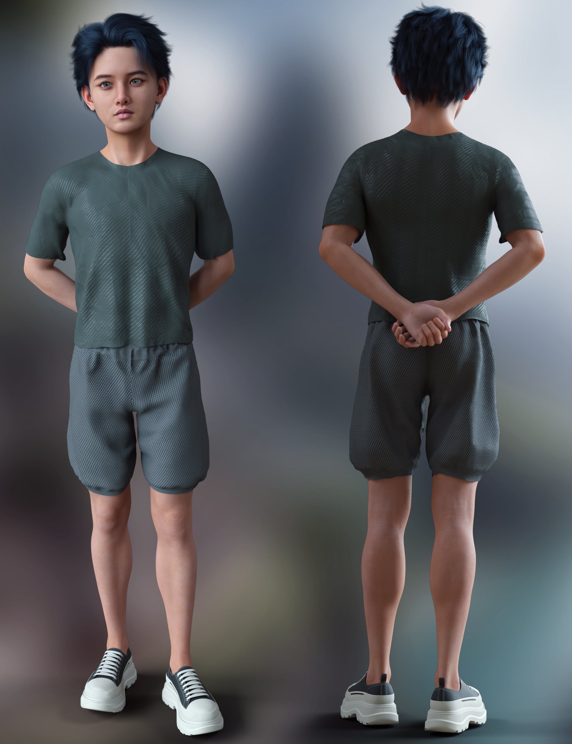 Vo Haru Male Young HD for Genesis 9 | Daz 3D