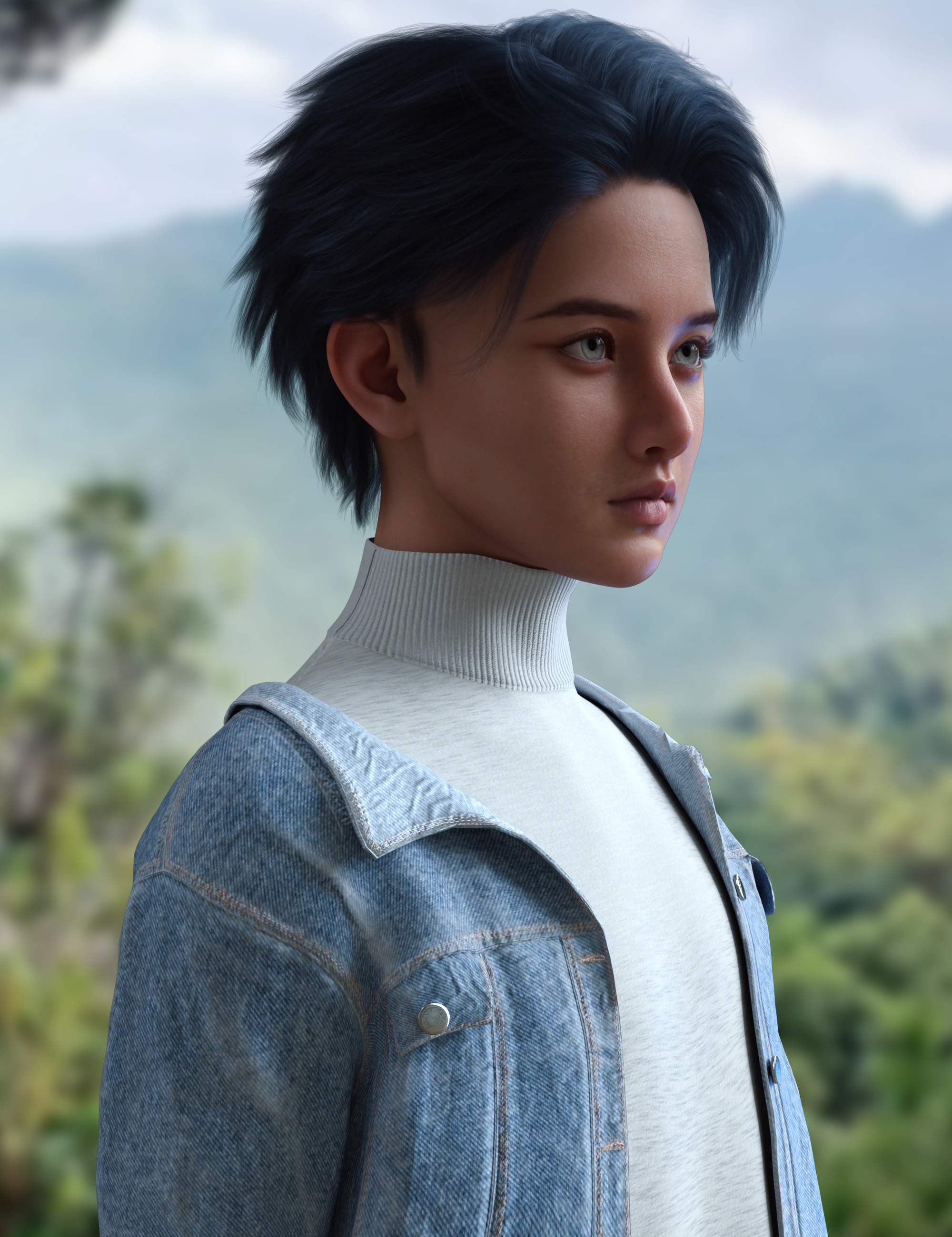 Vo Haru Male Young HD for Genesis 9 | Daz 3D