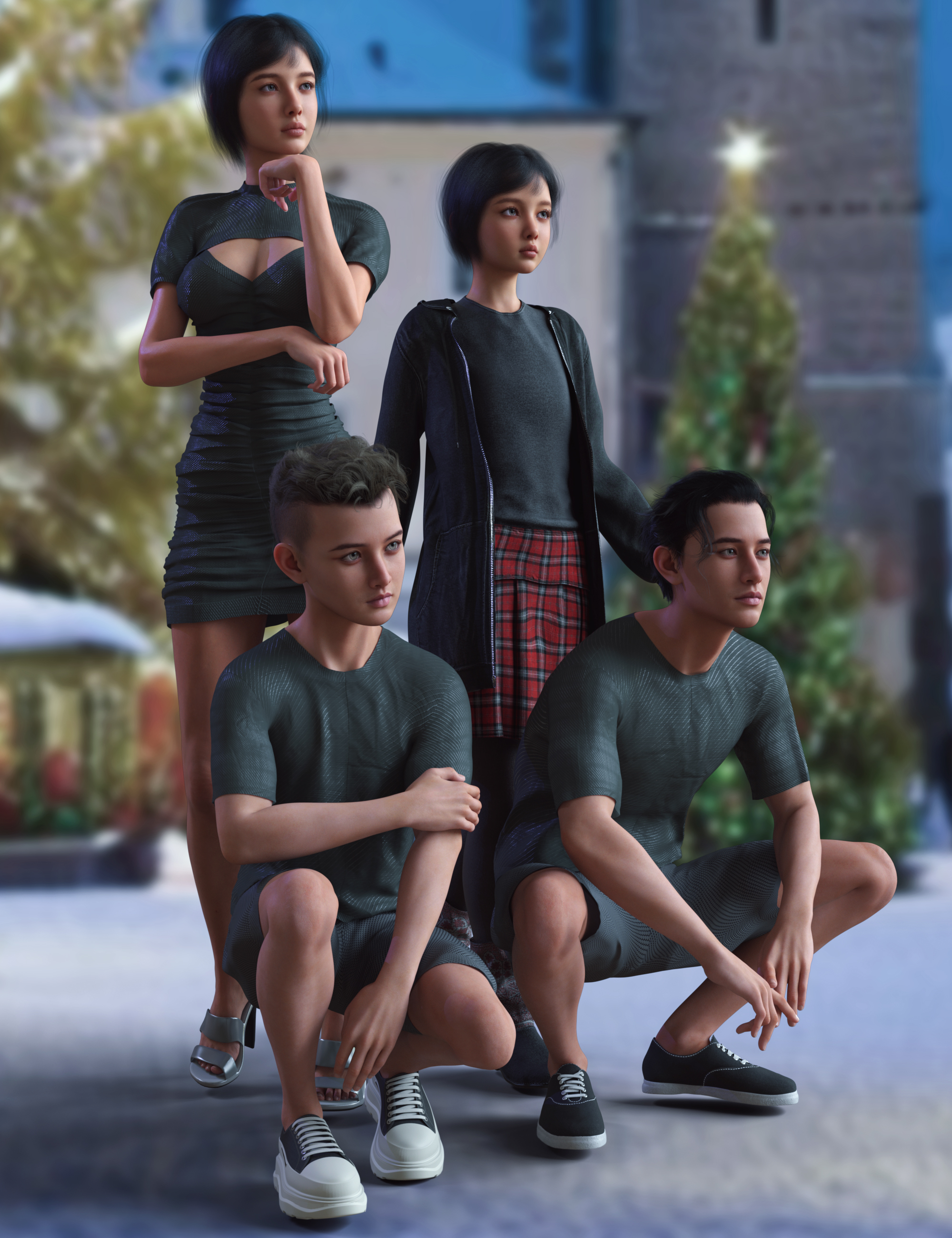 Vo Haru, And Young, and Male,and Male Young HD for Genesis 9 Character ...