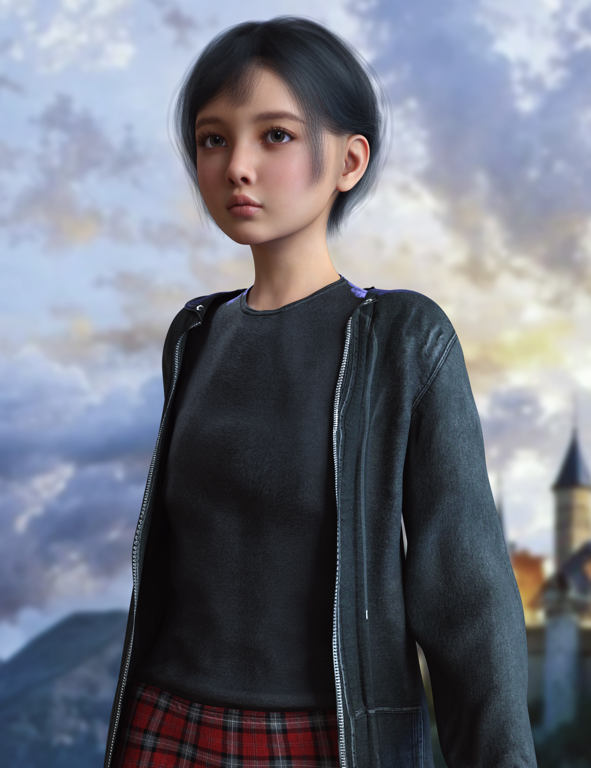 Vo Haru, And Young, and Male,and Male Young HD for Genesis 9 Character Bundle | Daz 3D