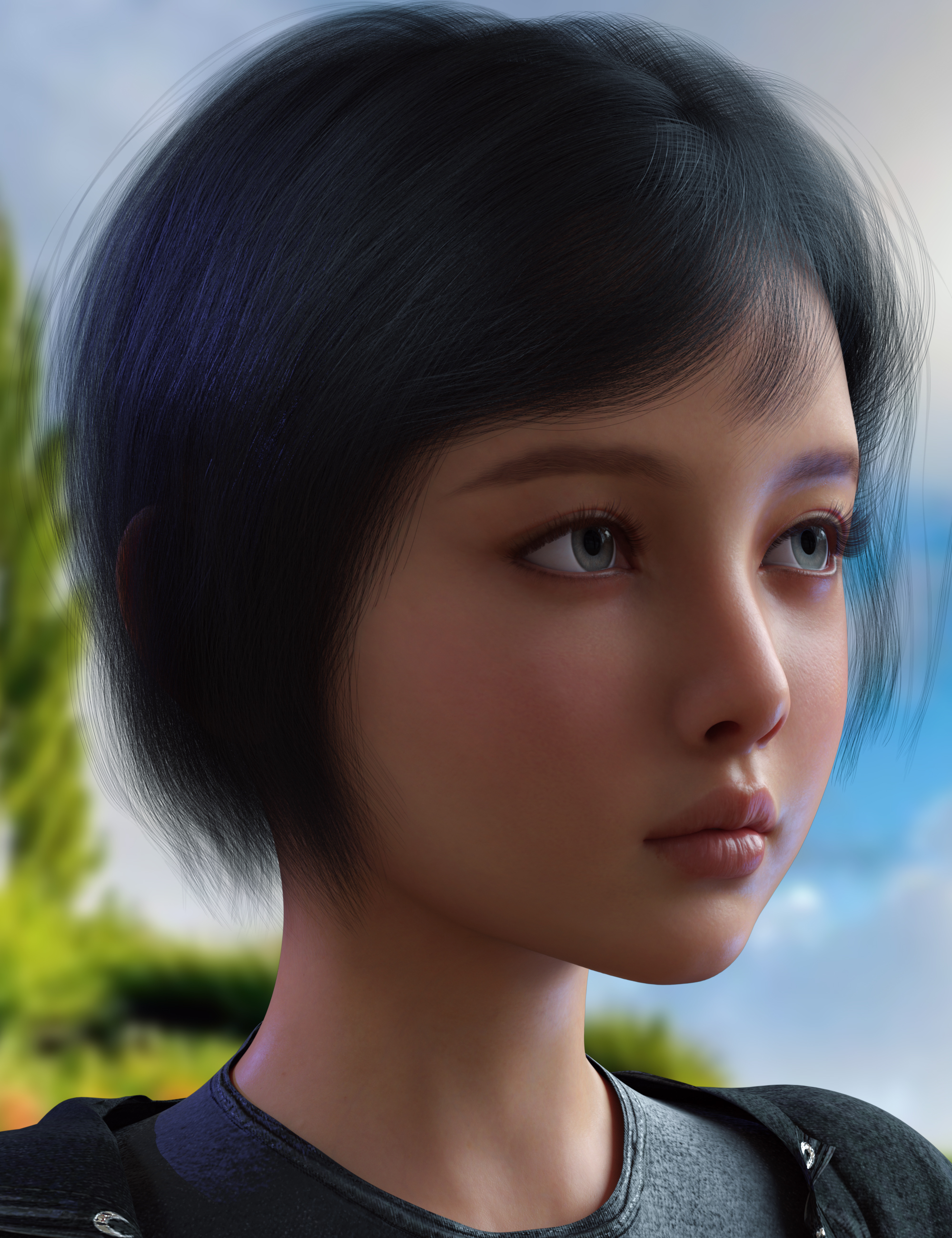 Vo Haru, And Young, and Male,and Male Young HD for Genesis 9 Character Bundle | Daz 3D