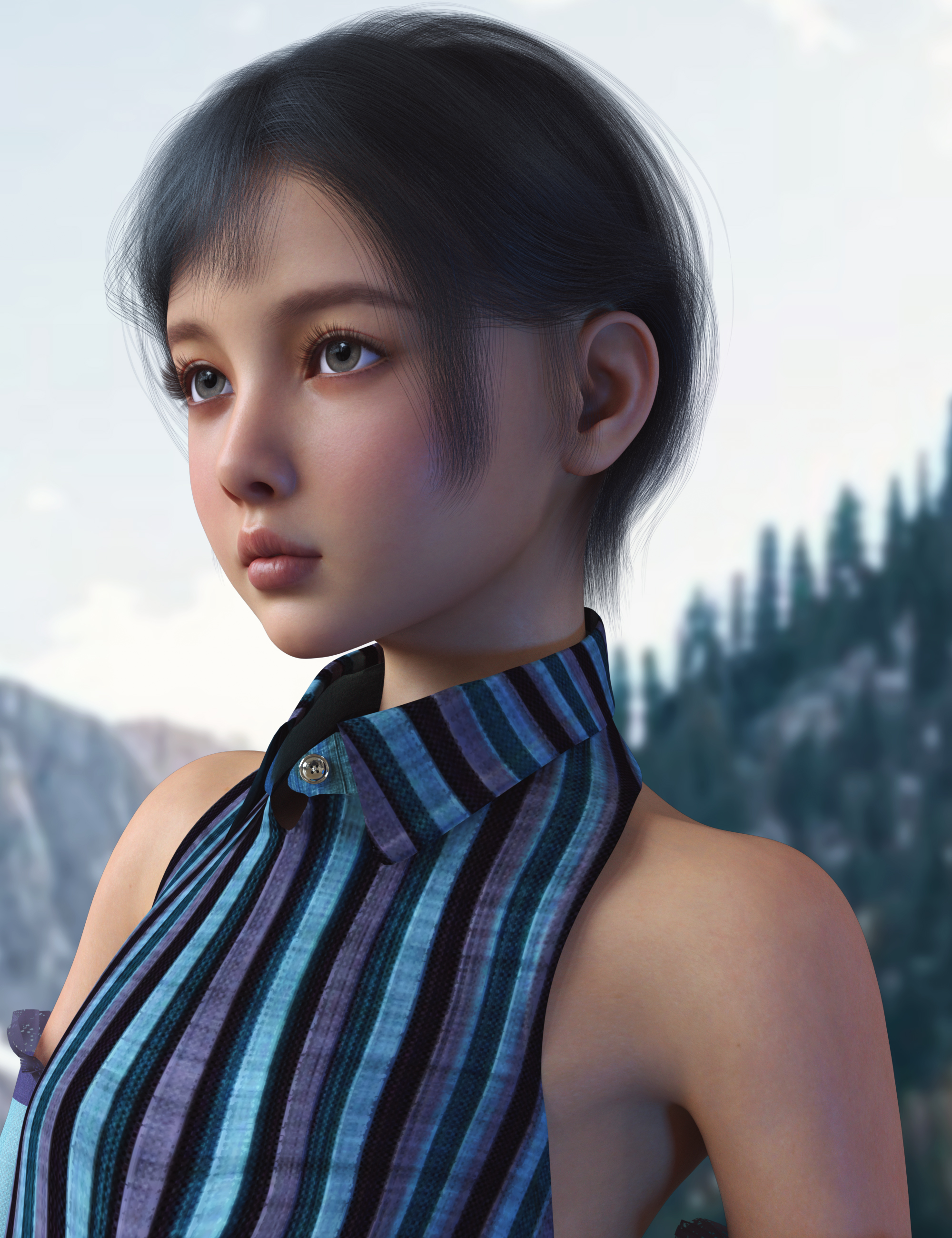 Vo Haru, And Young, and Male,and Male Young HD for Genesis 9 Character Bundle | Daz 3D