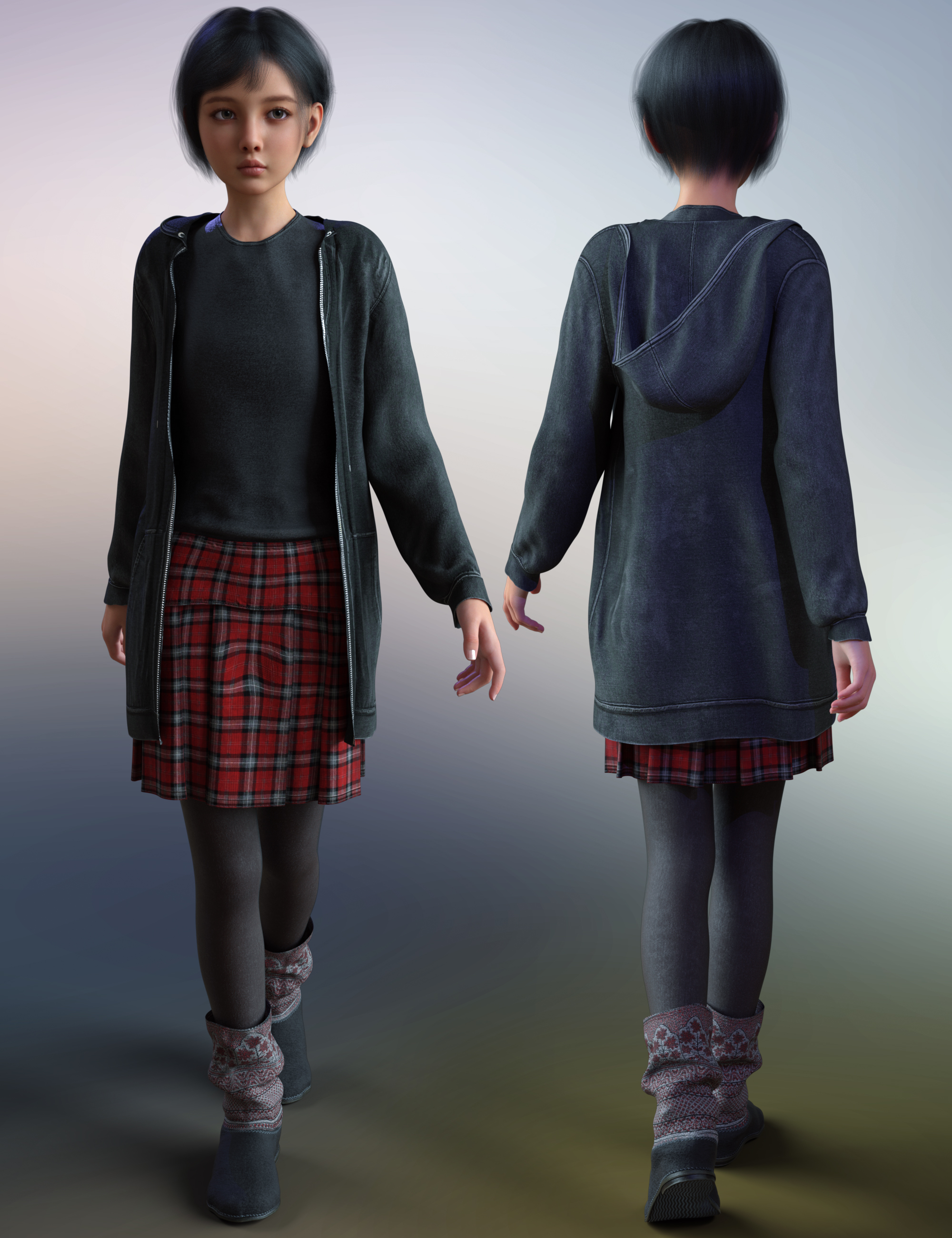 Vo Haru, And Young, and Male,and Male Young HD for Genesis 9 Character ...