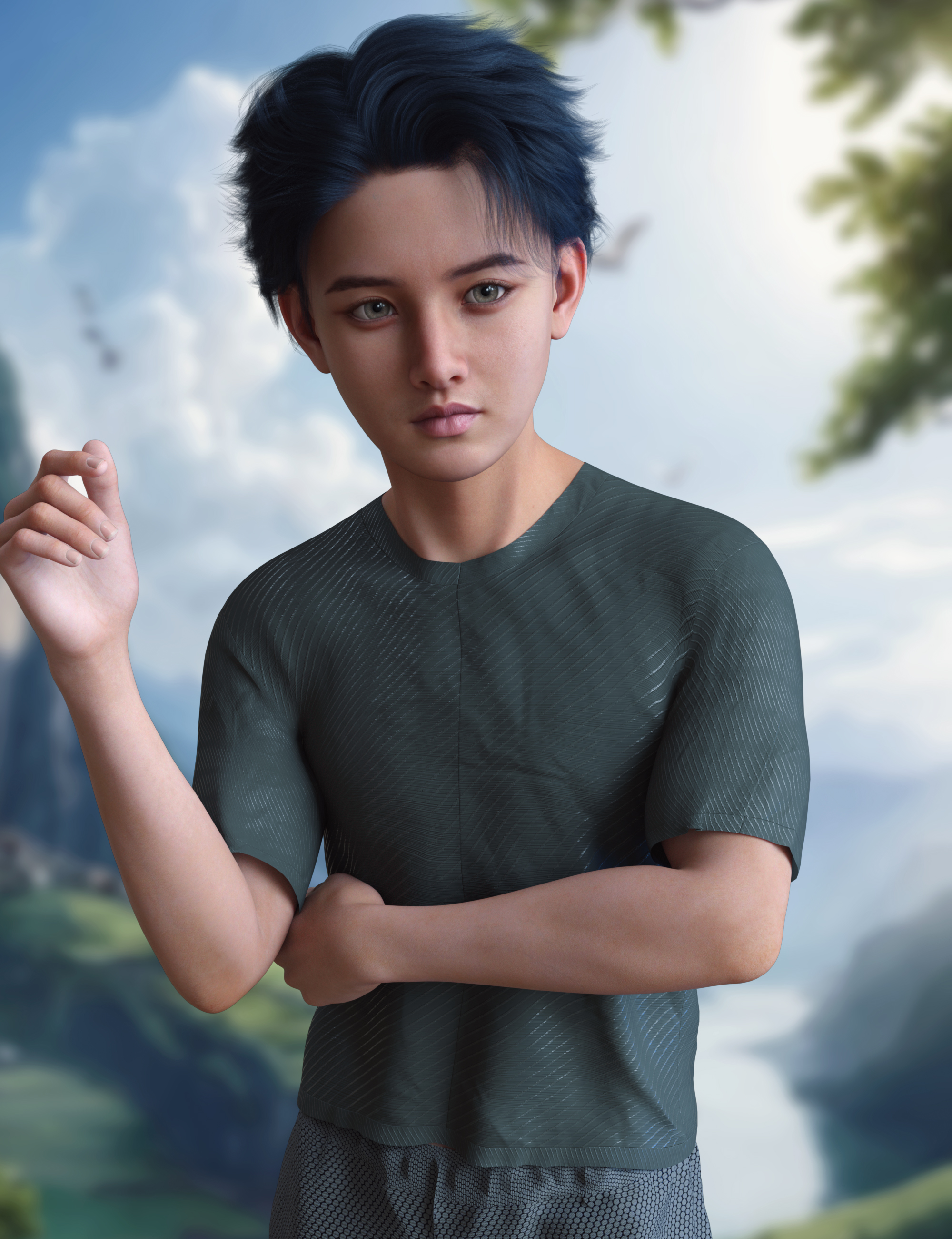 Vo Haru, And Young, and Male,and Male Young HD for Genesis 9 Character ...