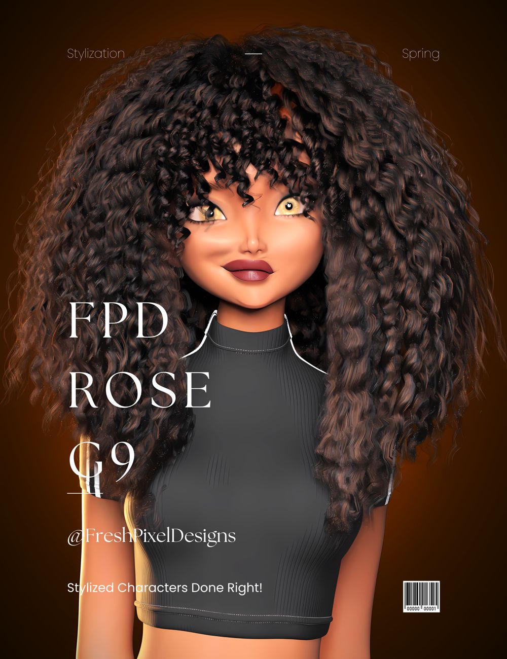 FPD Rose for Genesis 9 | Daz 3D