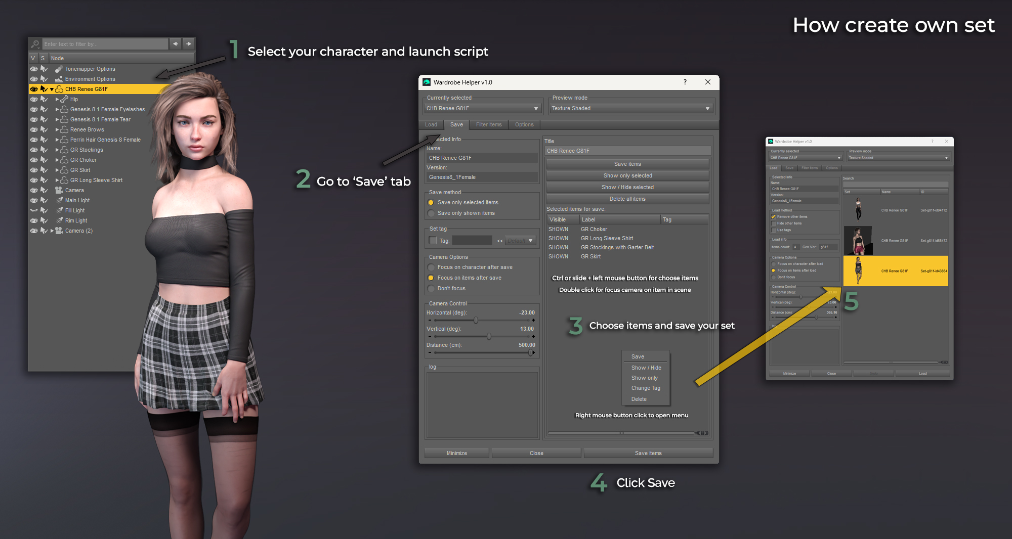 Wardrobe Helper | Daz 3D