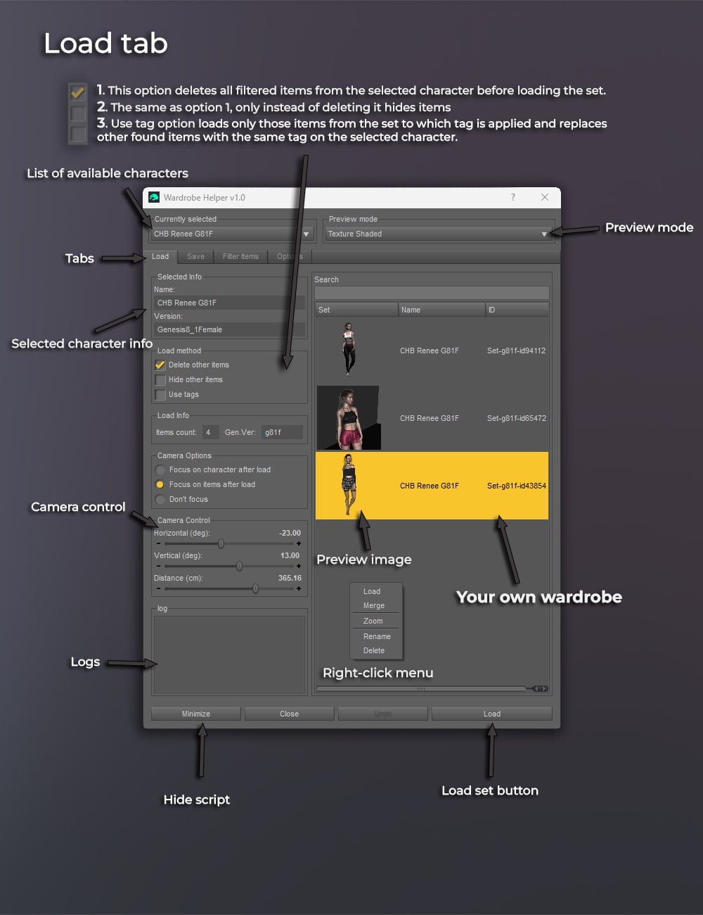 Wardrobe Helper | Daz 3D