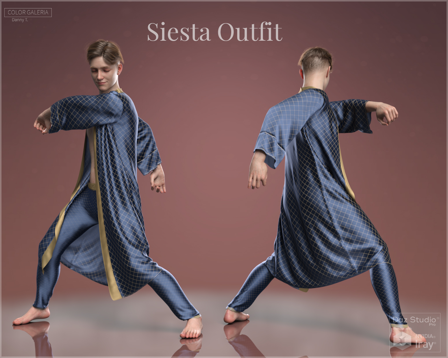 dForce - Siesta Outfit for Genesis 8 Male | Daz 3D