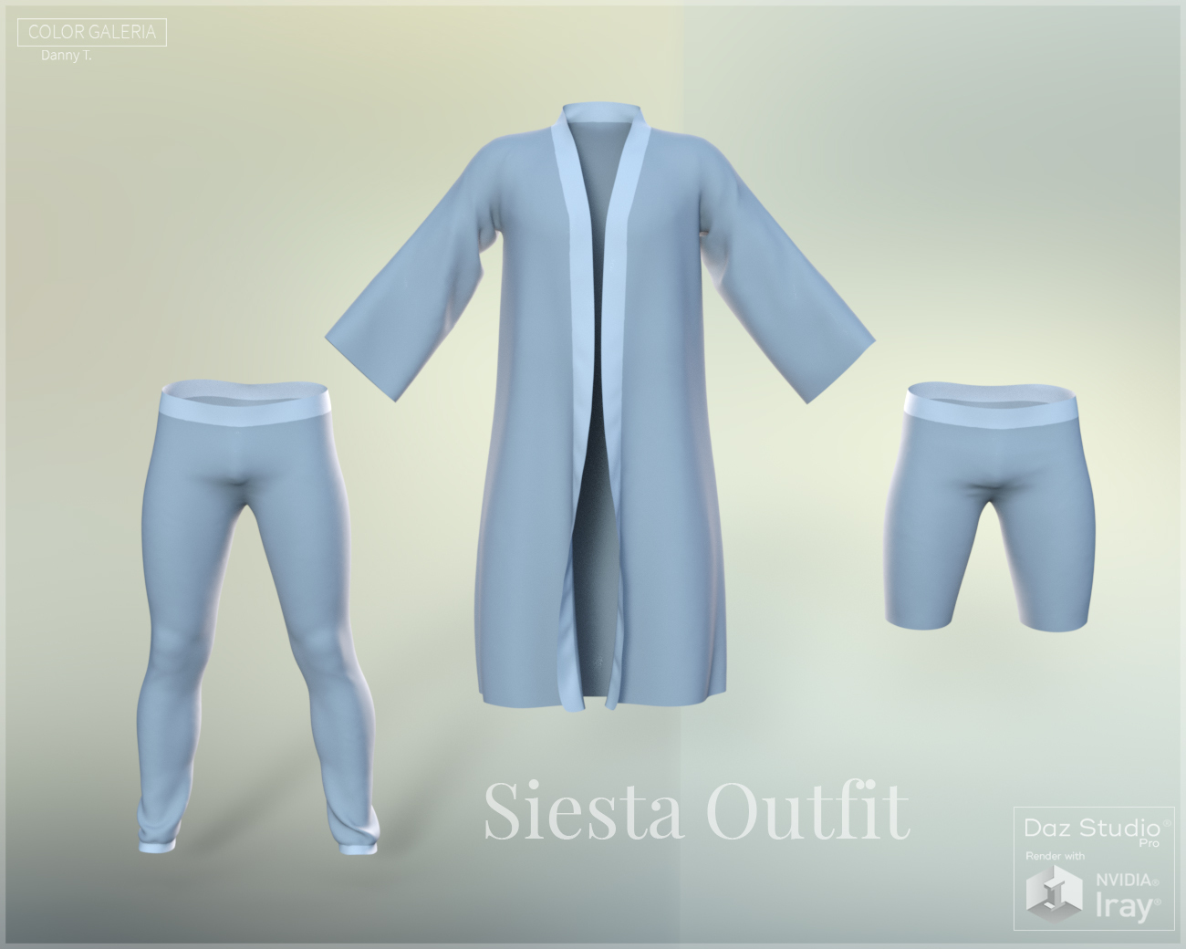 dForce - Siesta Outfit for Genesis 8 Male | Daz 3D