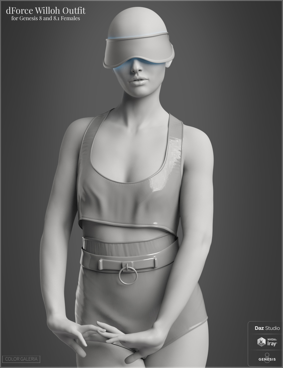 dForce Willoh Outfit for Genesis 8 and 8.1 Females | Daz 3D