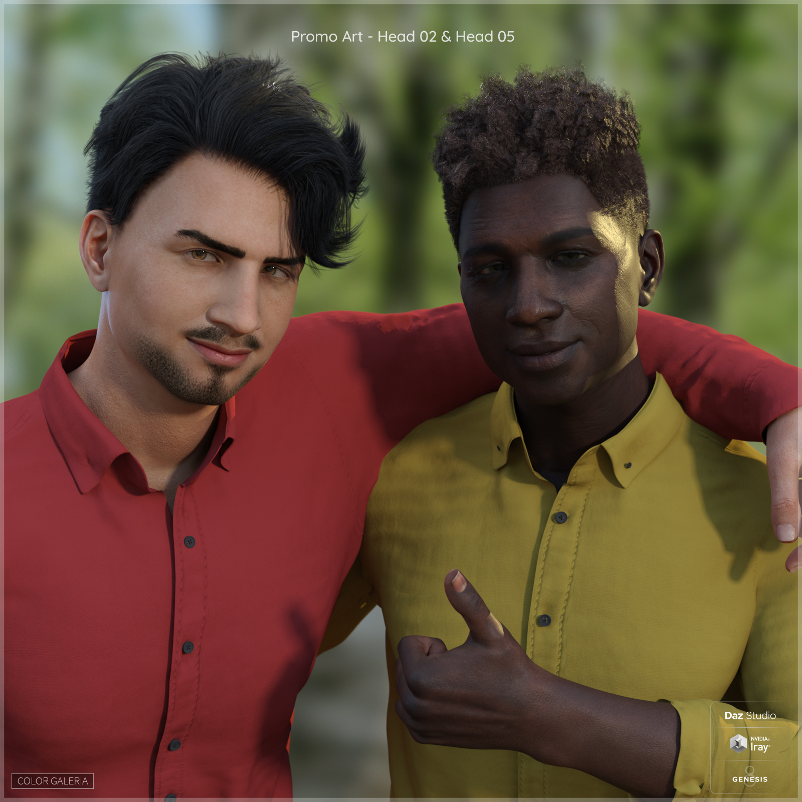 CGI People - Head Morphs for G8M & G8.1M V01 | Daz 3D