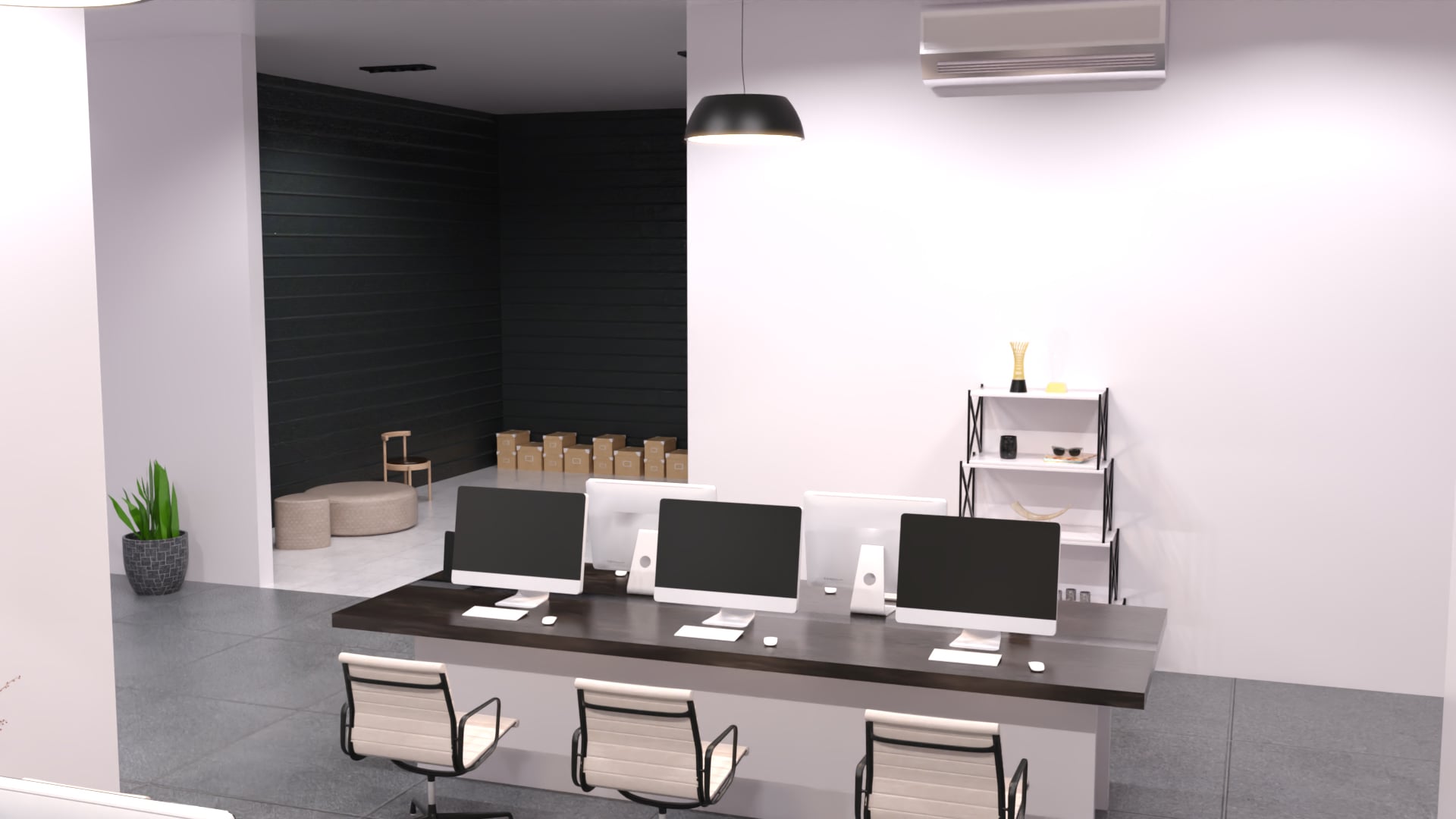 Minimal Office Space | Daz 3D