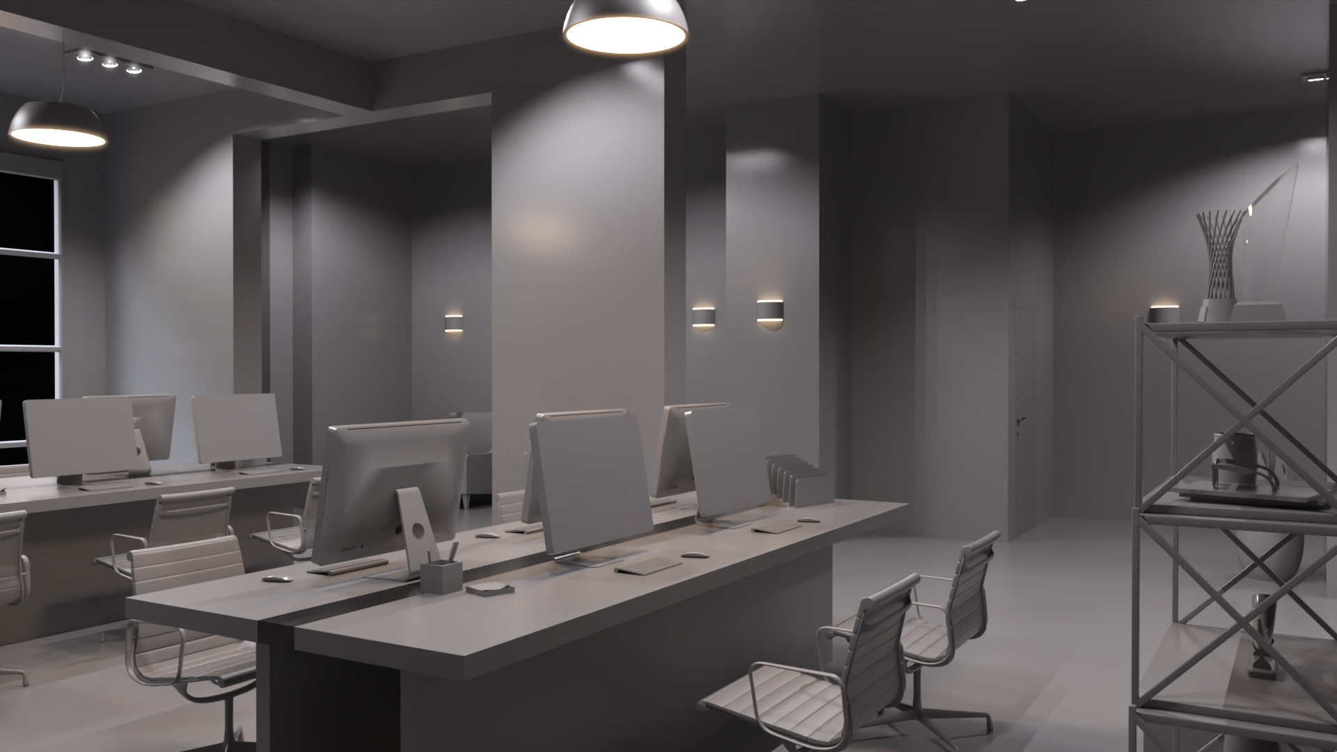 Minimal Office Space | Daz 3D