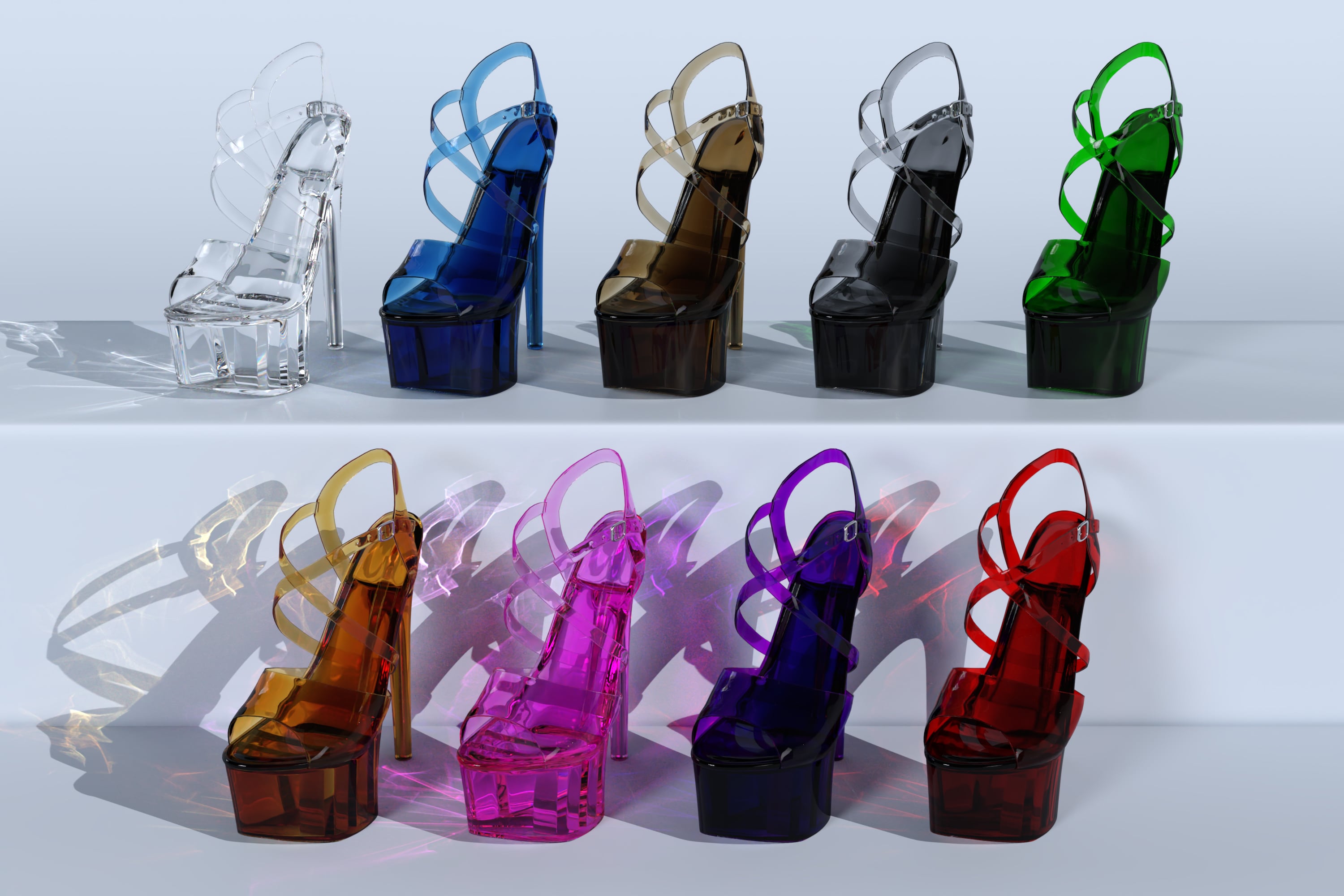 CW Sydney High Heels for Genesis 9 and 8 Female | Daz 3D