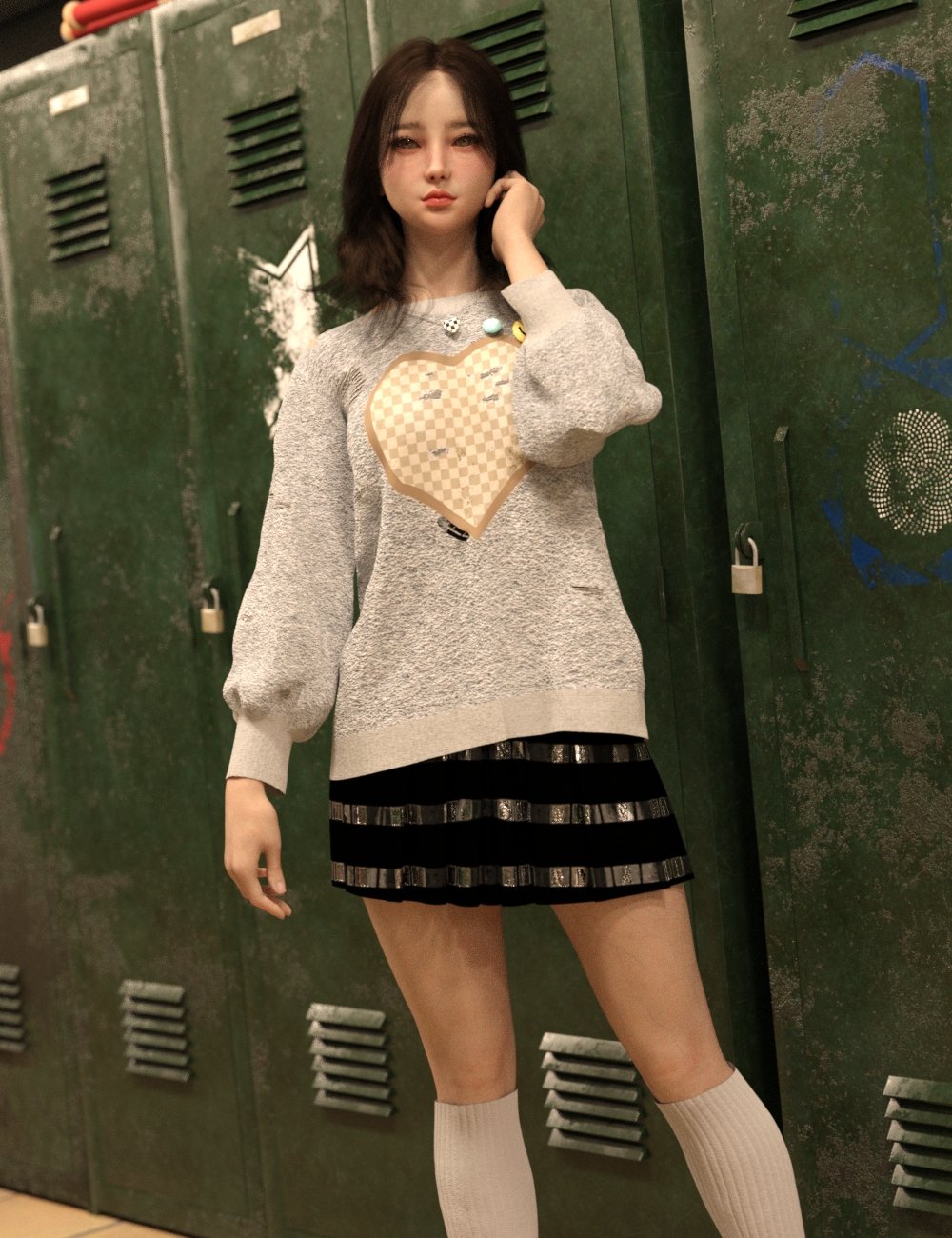 EG Skirt Poses and Qxs Genesis 9 Bundle | Daz 3D