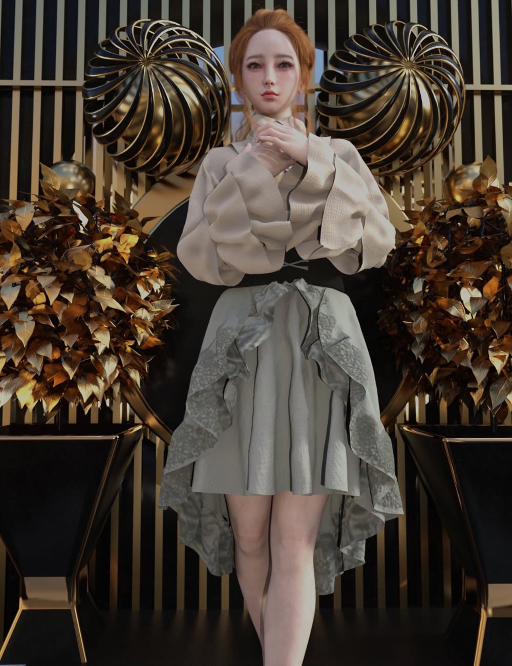 EG Skirt Poses and Qxs Genesis 9 Bundle | Daz 3D