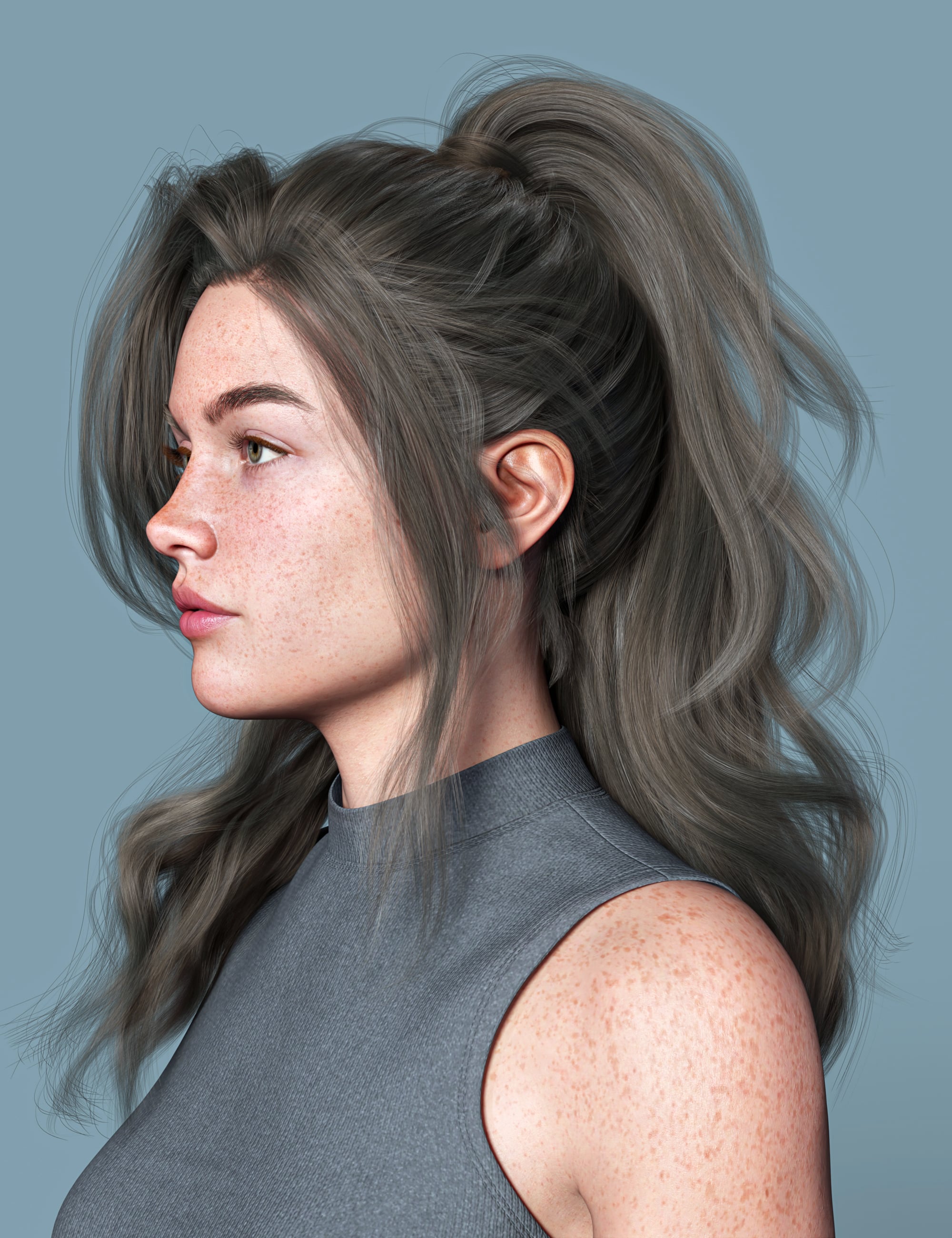 MB Yazz Hair for Genesis 9 | Daz 3D