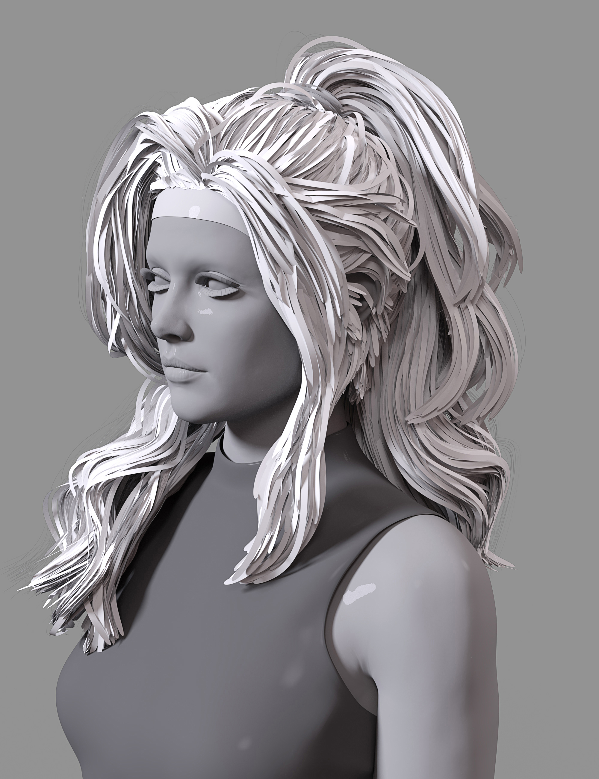 MB Yazz Hair for Genesis 9 | Daz 3D