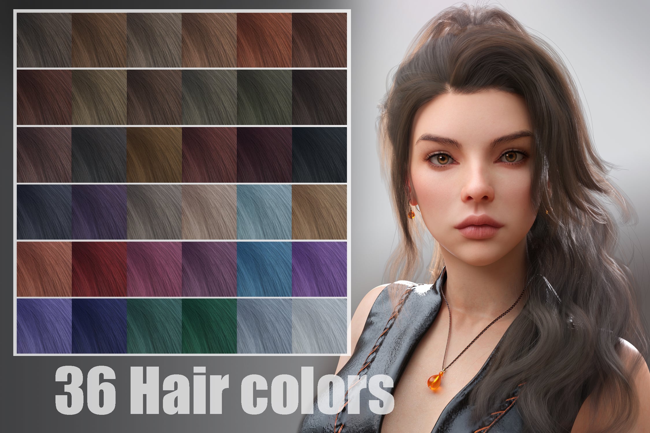 MB Yazz Hair for Genesis 9 | Daz 3D