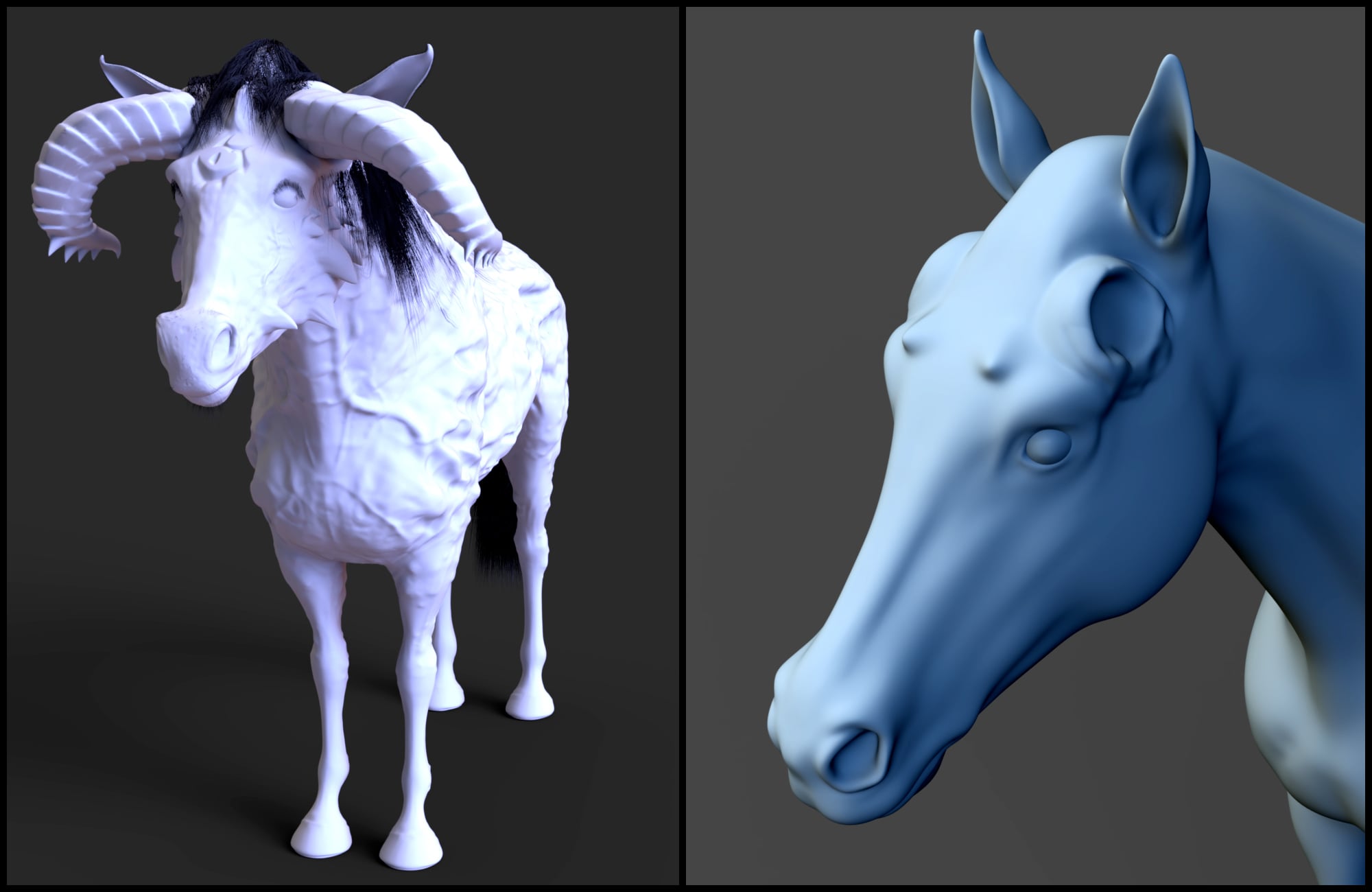 ND Daemon Horse for Daz Horse 3 | Daz 3D