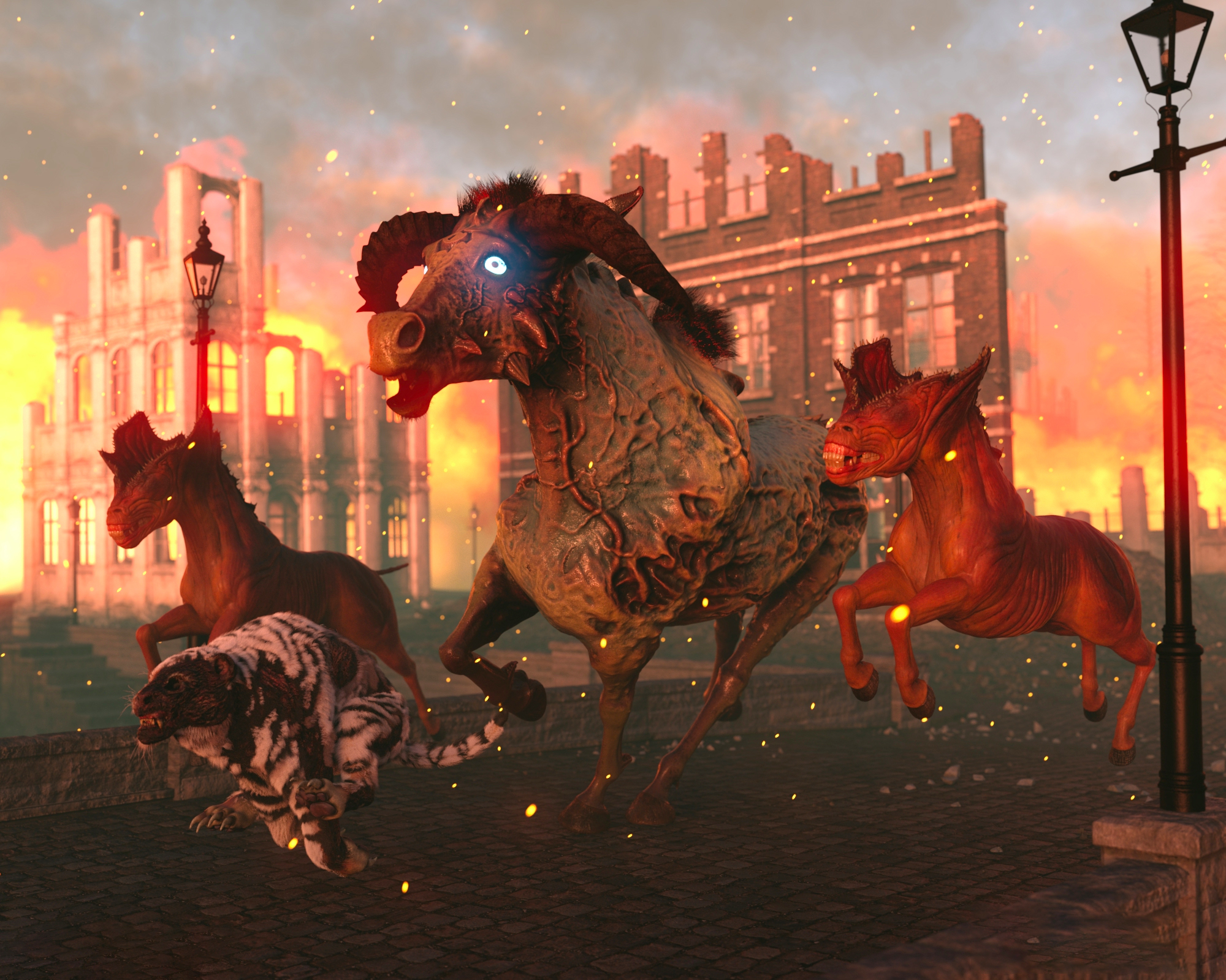 ND Daemon Horse for Daz Horse 3 | Daz 3D